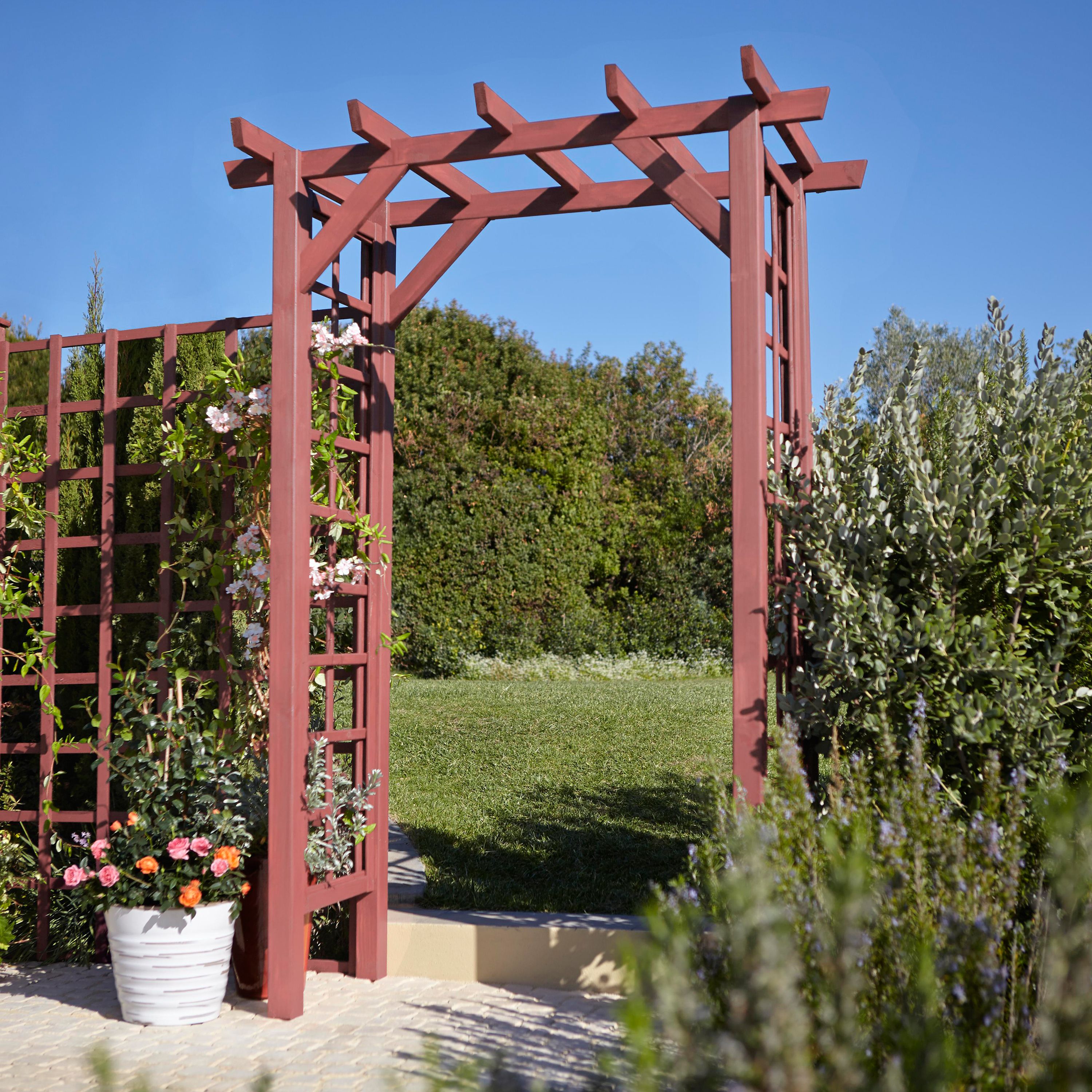 Rowlinson Square top Softwood Arch (H) 2.25m (W) 1.5m (D) 0.9m