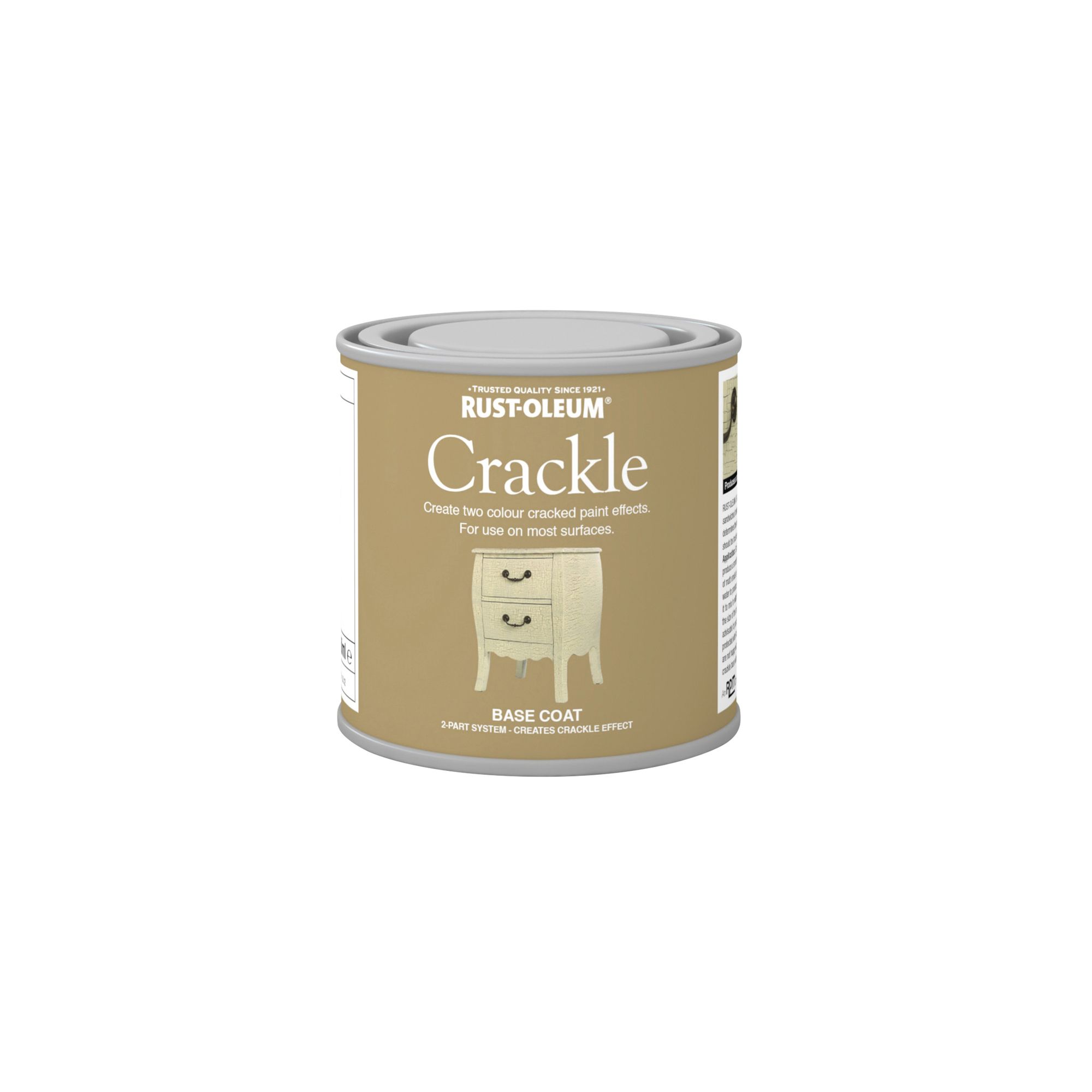 Rust-Oleum Crackle Clear Matt Furniture paint, 125ml
