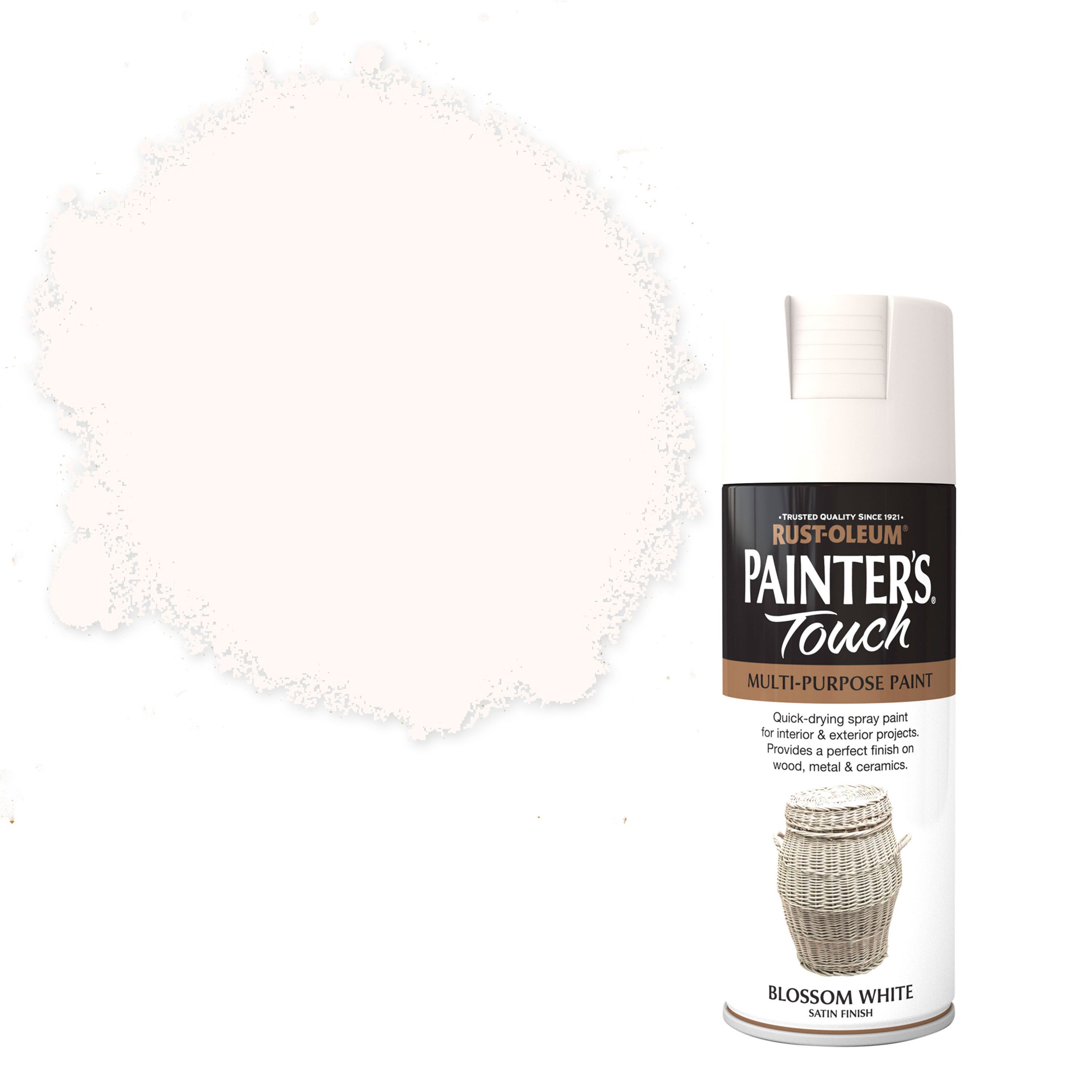 Rust-Oleum Painter's Touch Blossom white Satinwood Multi-surface ...