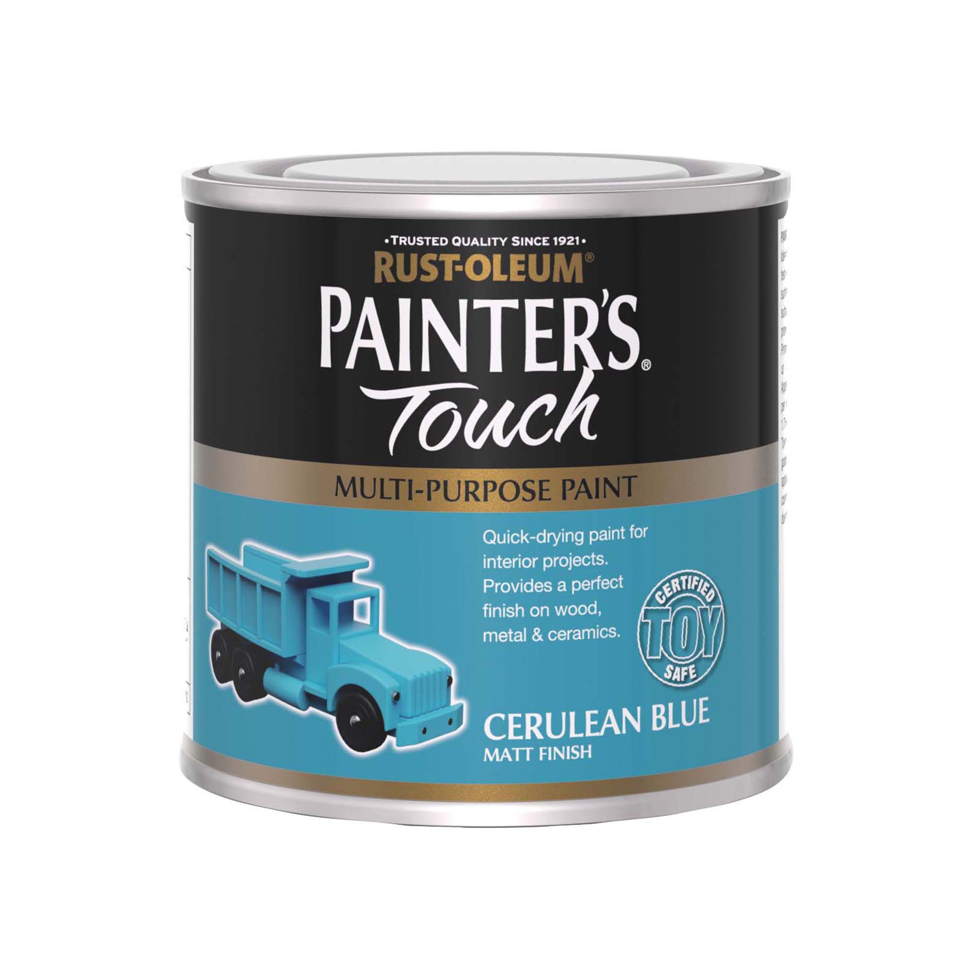 Rust-Oleum Painter's Touch Cerulean Blue Matt Multi-room Furniture ...