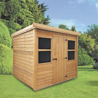 RUSTIC LEAN TO SHED 6 X 8FT & ASSEMBLEY | DIY at B&Q