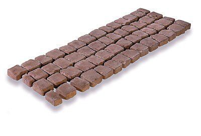 Rustic red Carpet stone 14.9m², Pack of 30