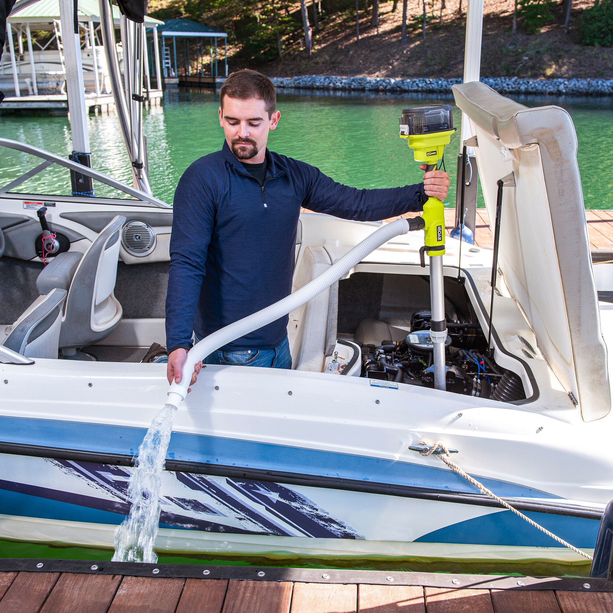 Ryobi 18V Cordless Brushed stick Pump