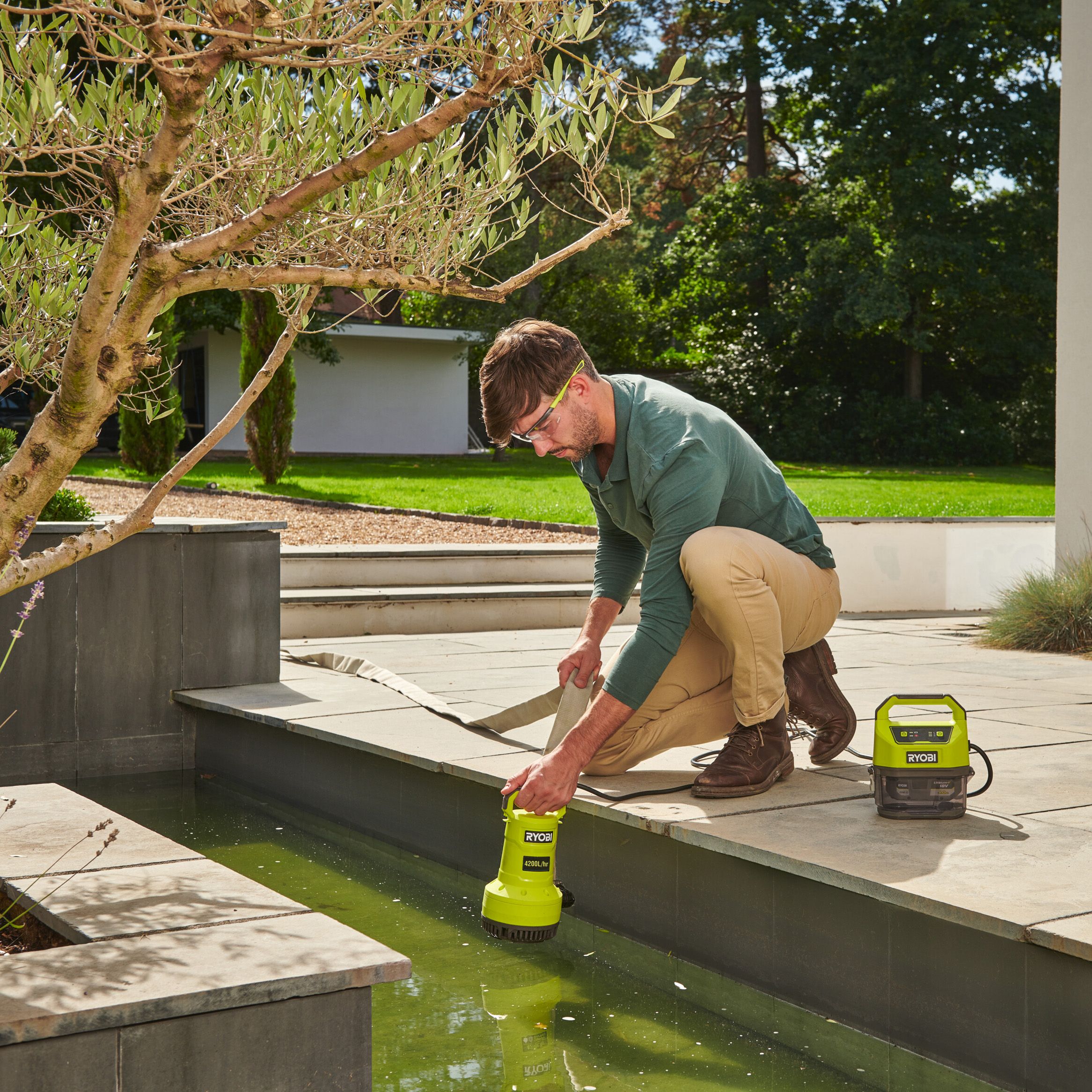 Ryobi 18V Cordless Submersible Pump