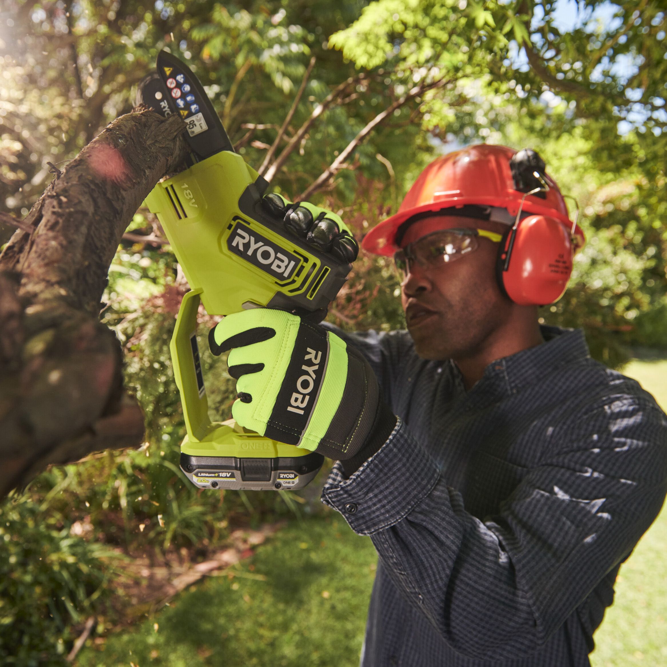 Shop Ryobi 18V RY18PSX10A-0 Cordless Pruner, 10cm Bar