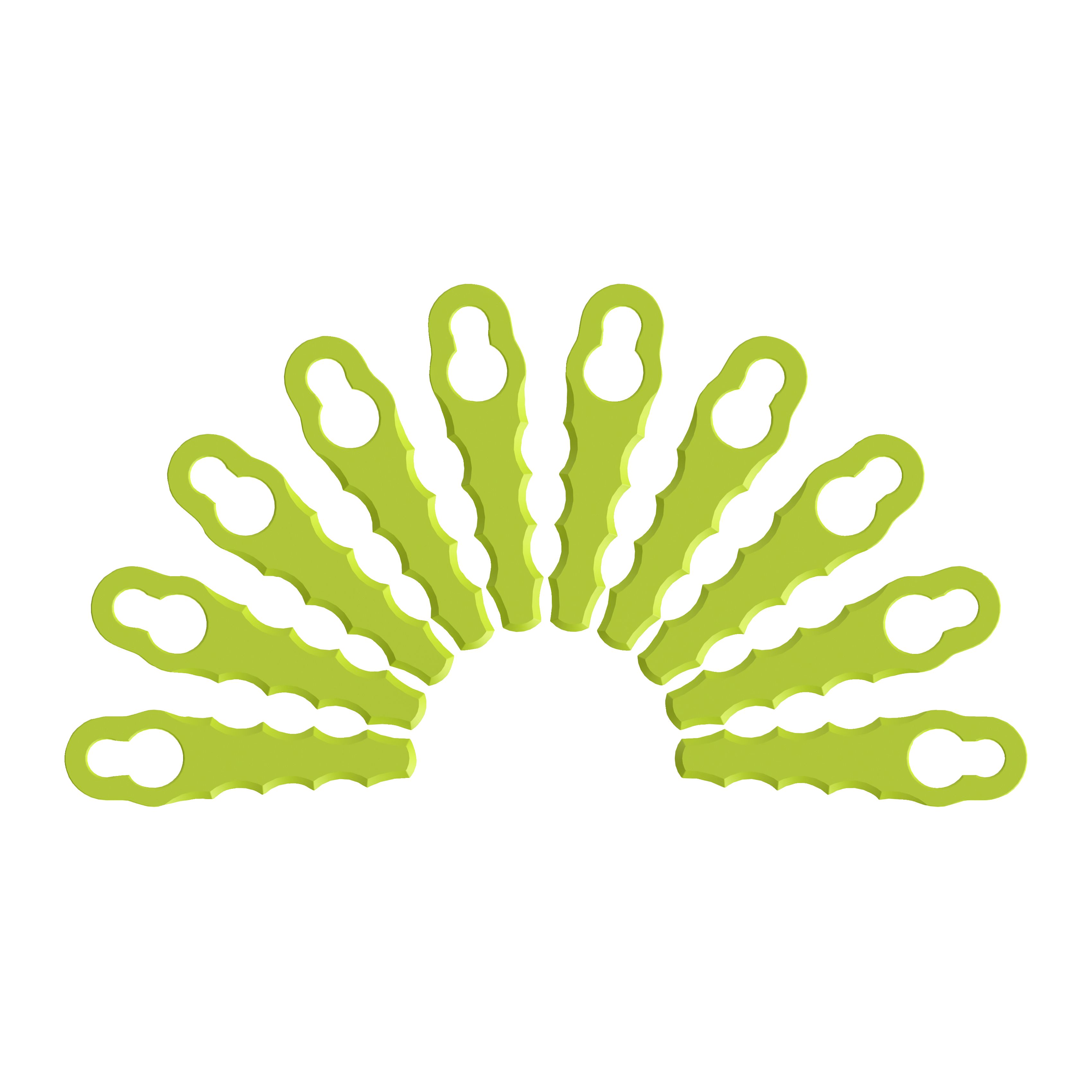 Ryobi Edger head Blade Replacement - RAC158, Pack of 10