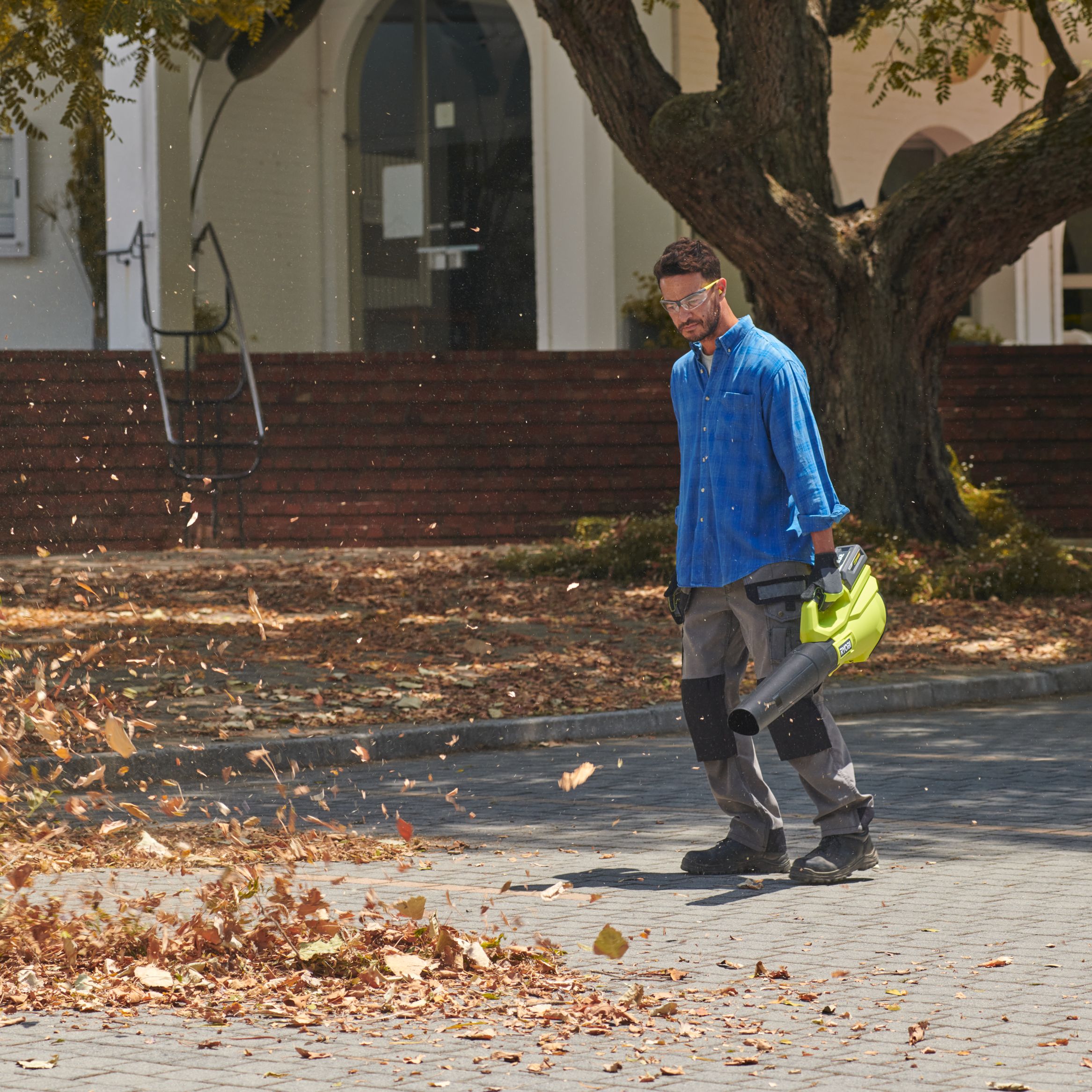 Ryobi MAX POWER 36V Cordless Brushed Leaf Blower (Bare Tool) - RY36BLB-0