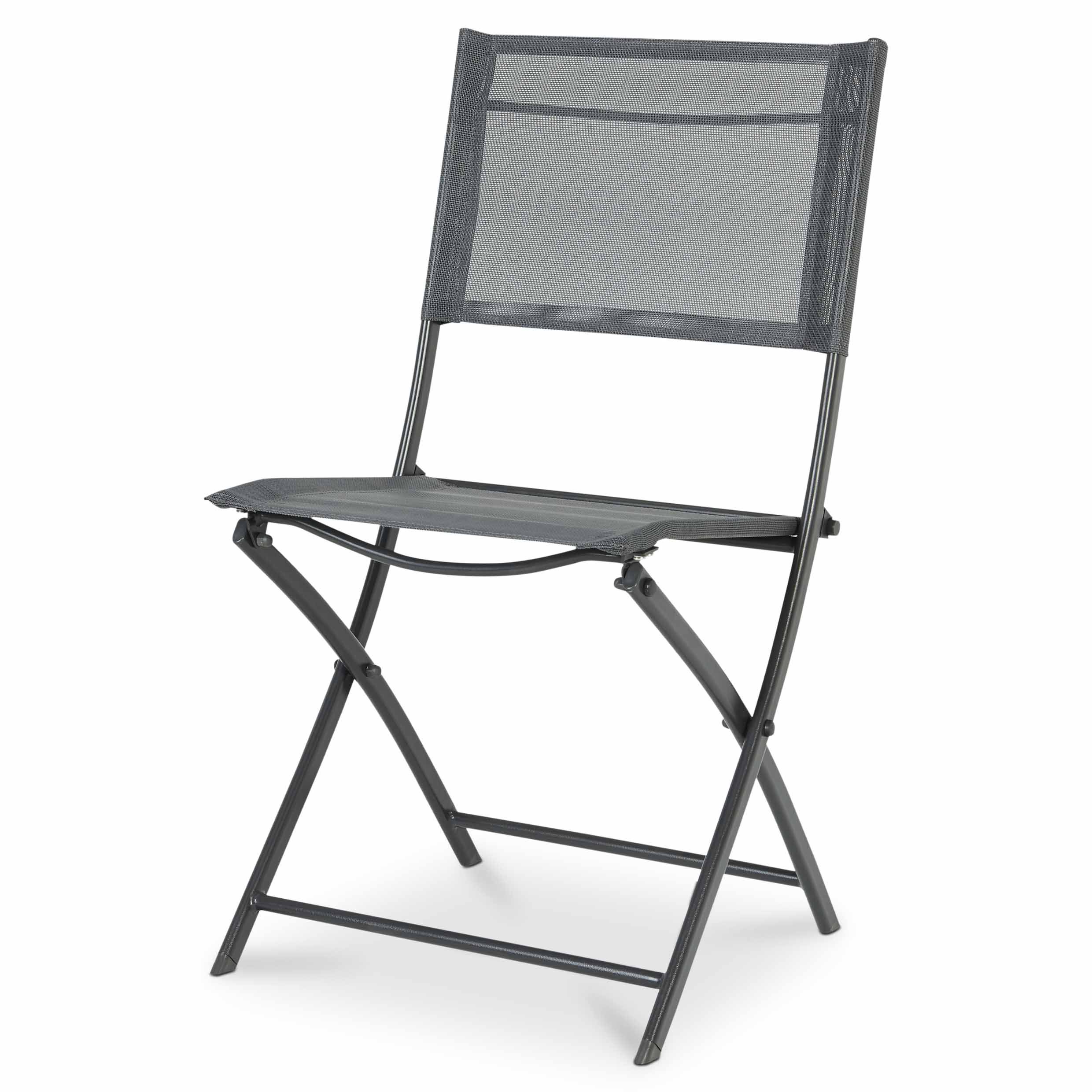 Saba Steel grey Metal 2 seater Bistro set