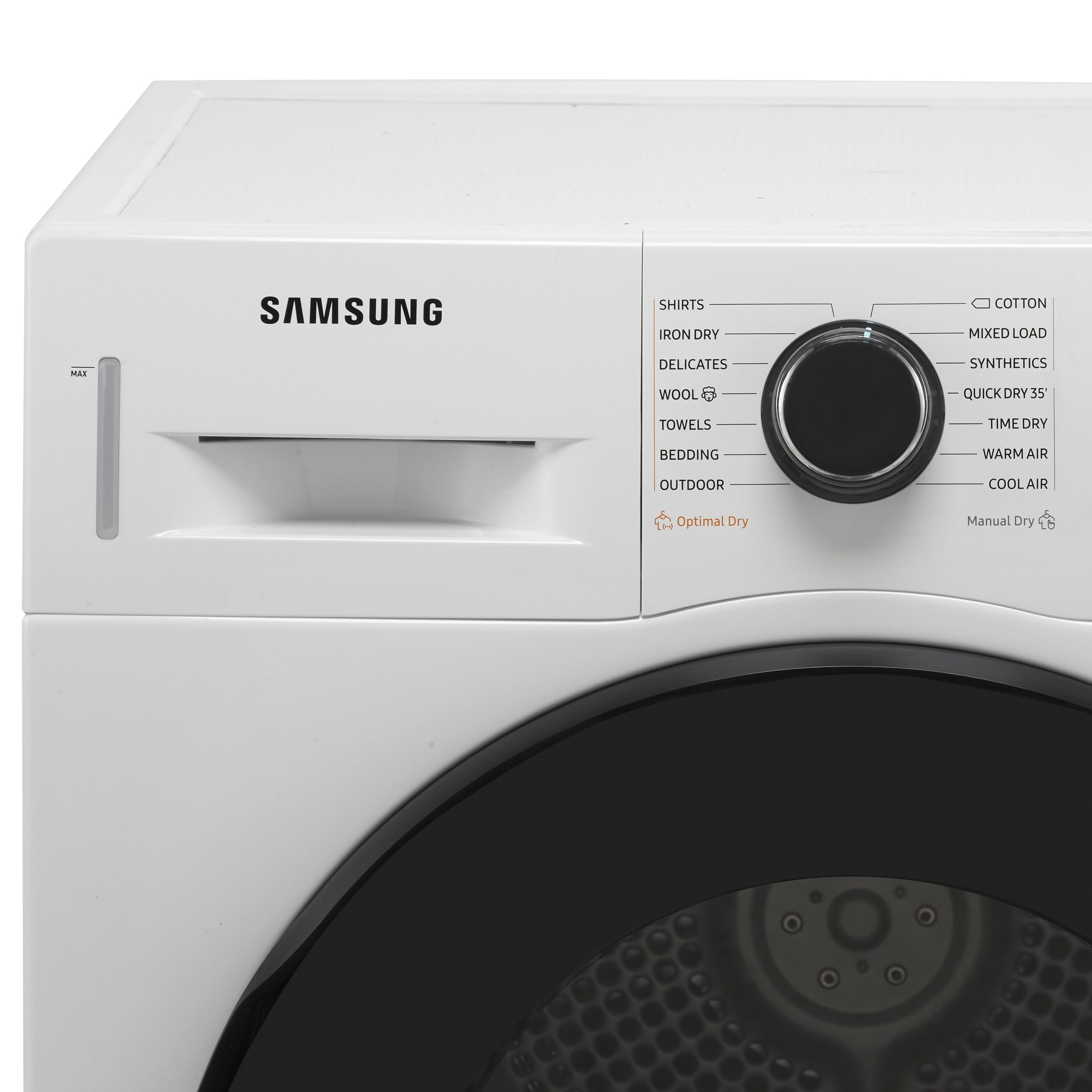 Samsung DV80TA020AE 8kg Freestanding Heat pump Tumble dryer - White