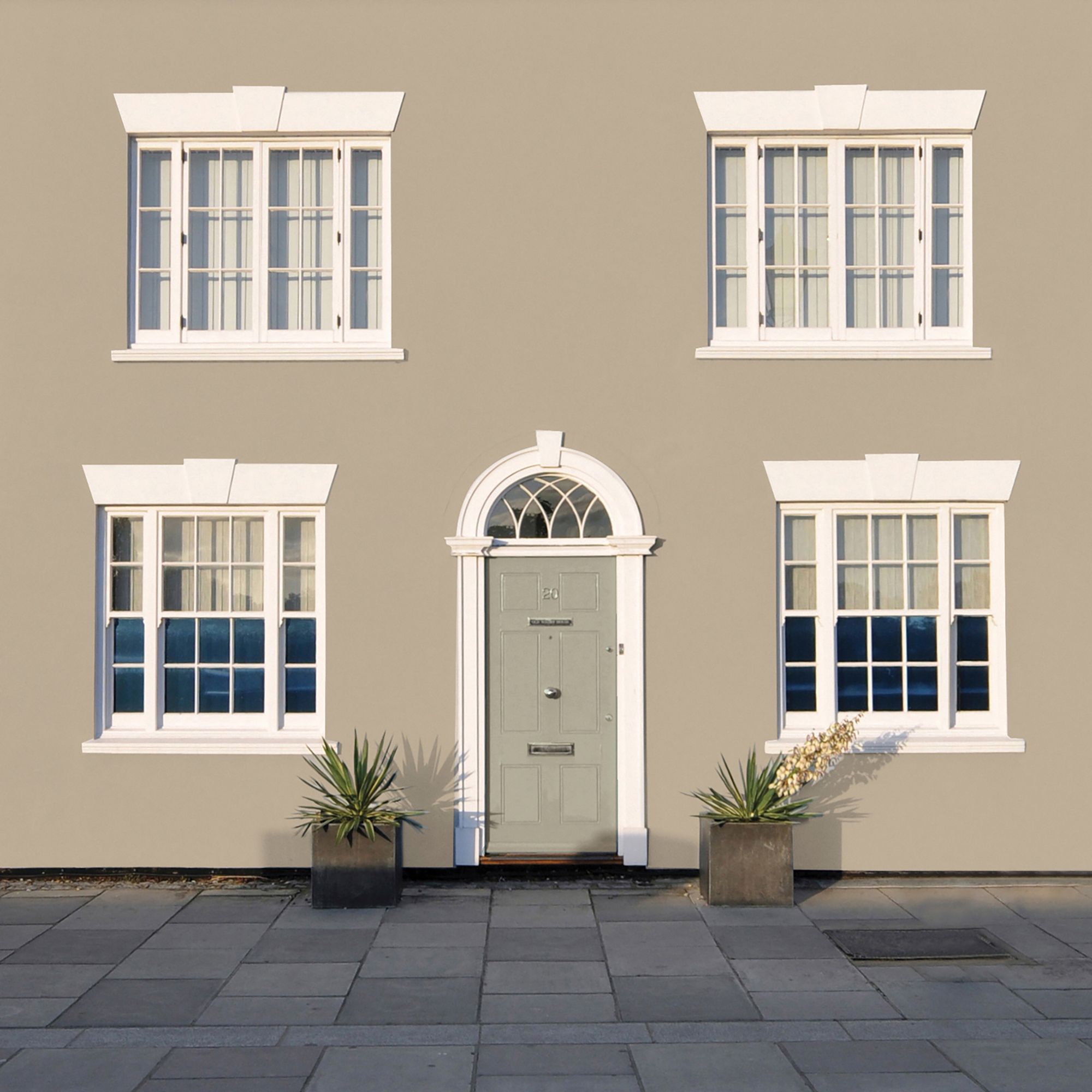 Sandtex Mid stone Ultra smooth Masonry paint, 10L