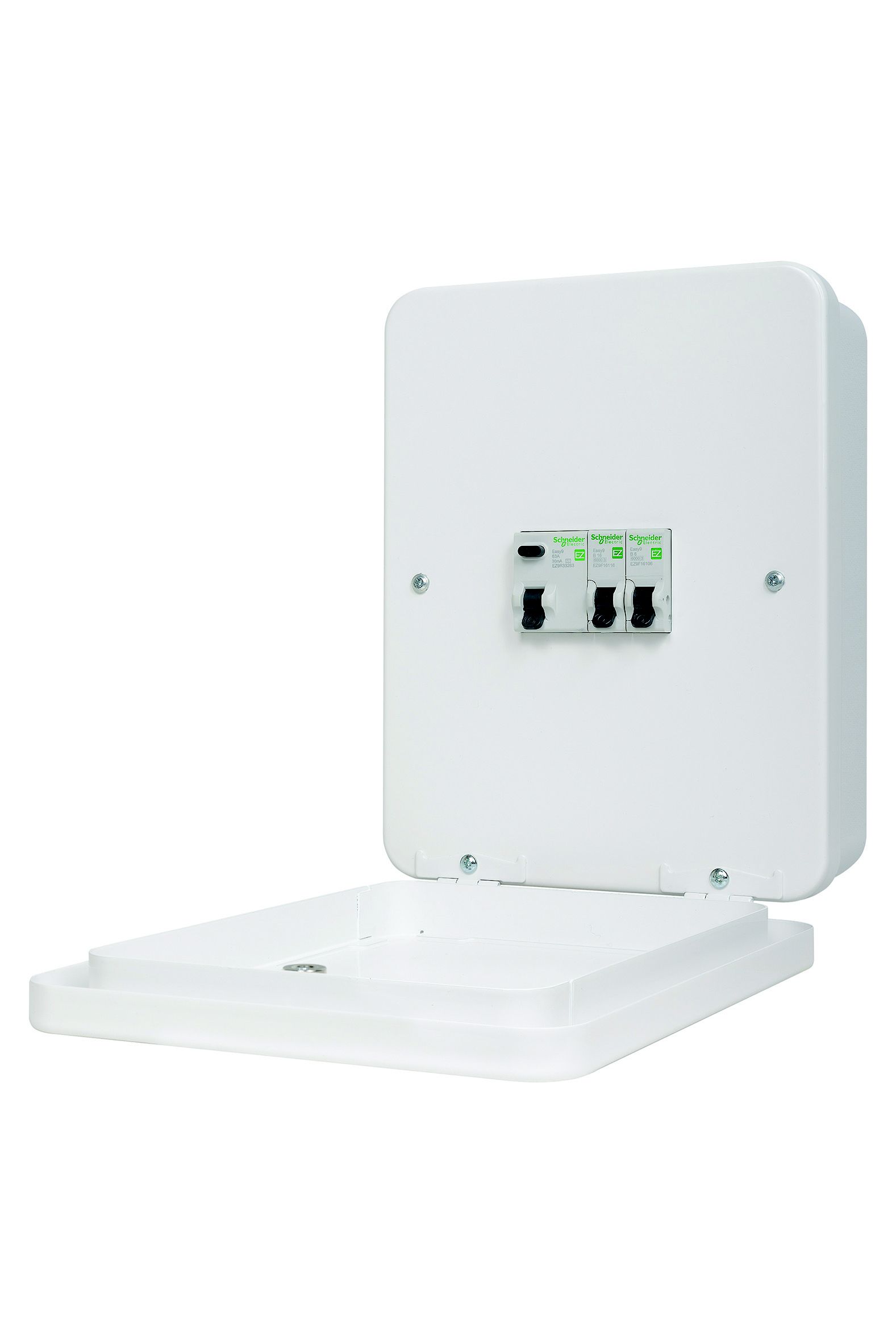 Schneider Electric 2-way Garage Consumer unit with 63A mains switch