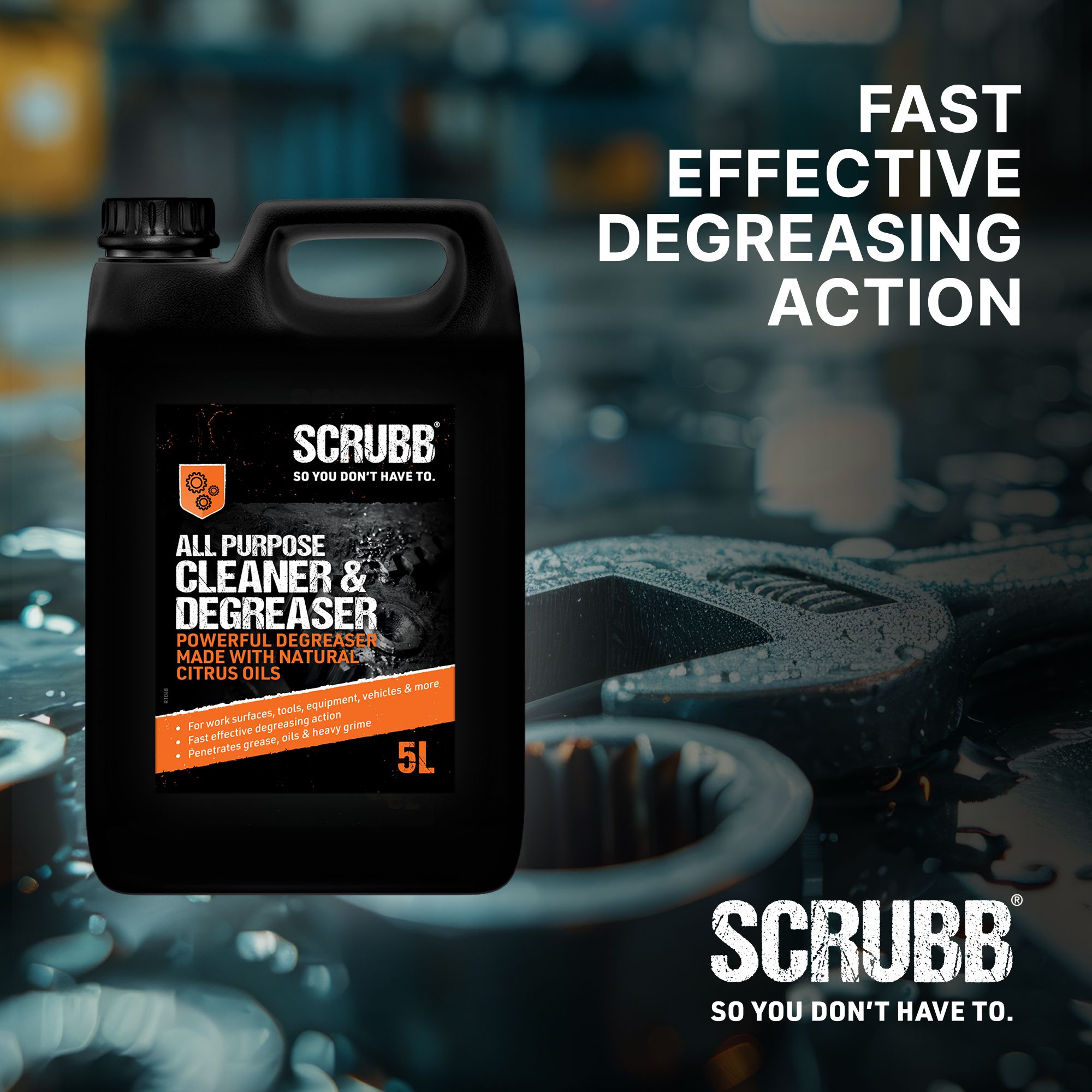 SCRUBB All Purpose Cleaner & degreaser, 5L Jerry can