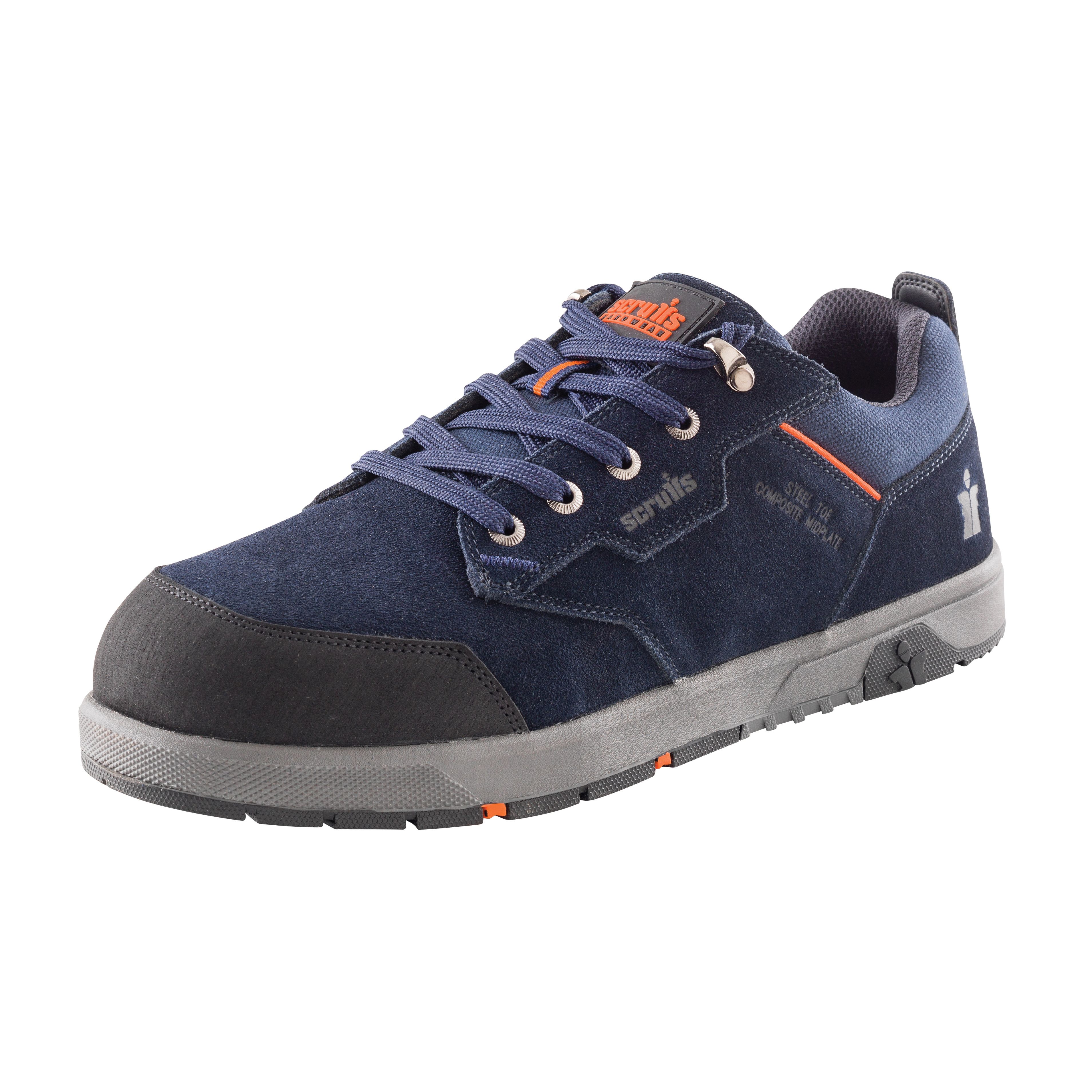 Scruffs Navy Blue Safety trainers, Size 7