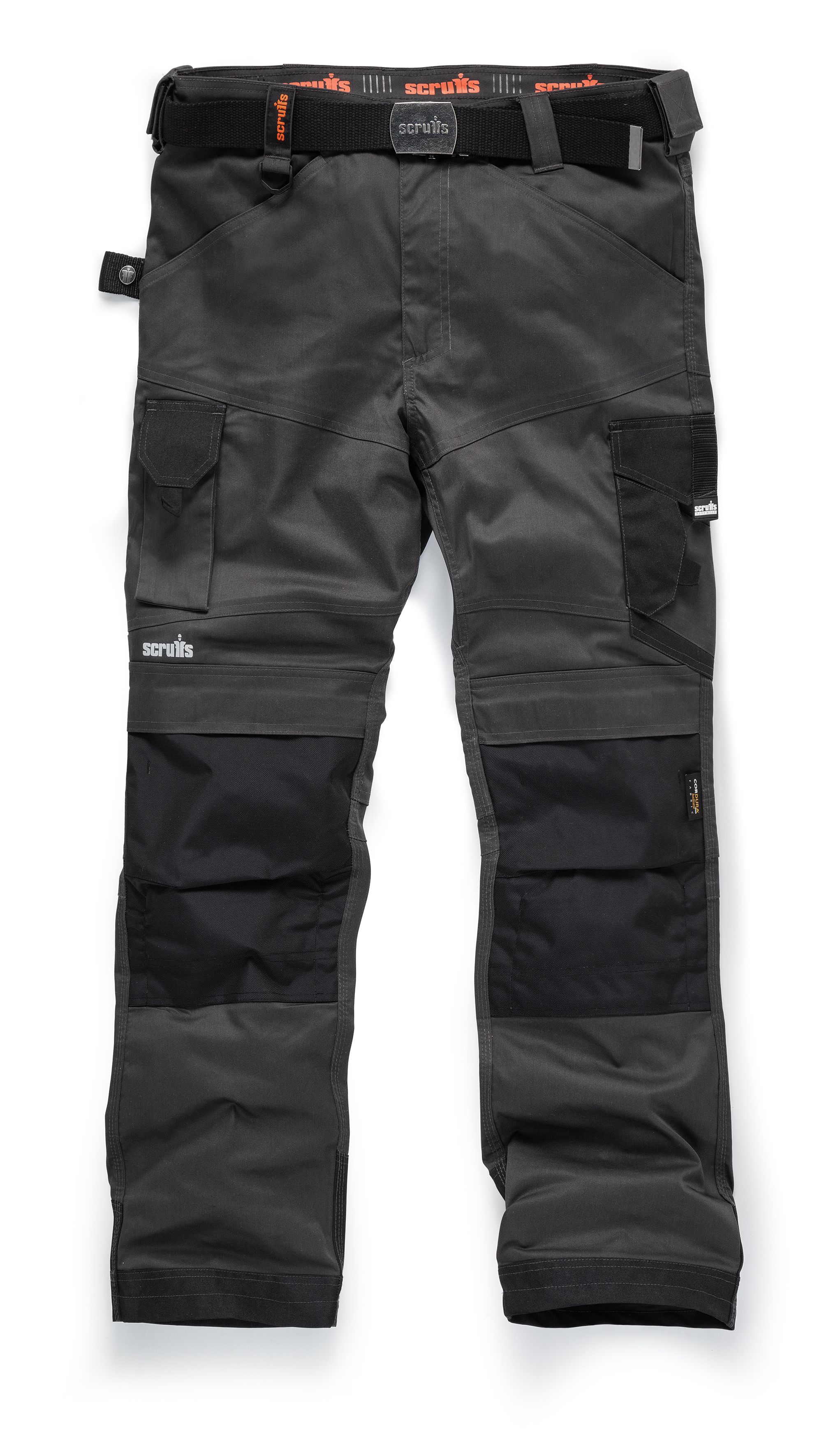 Scruffs Pro Flex Graphite Men's Work trousers, W38" L32" | DIY at B&Q