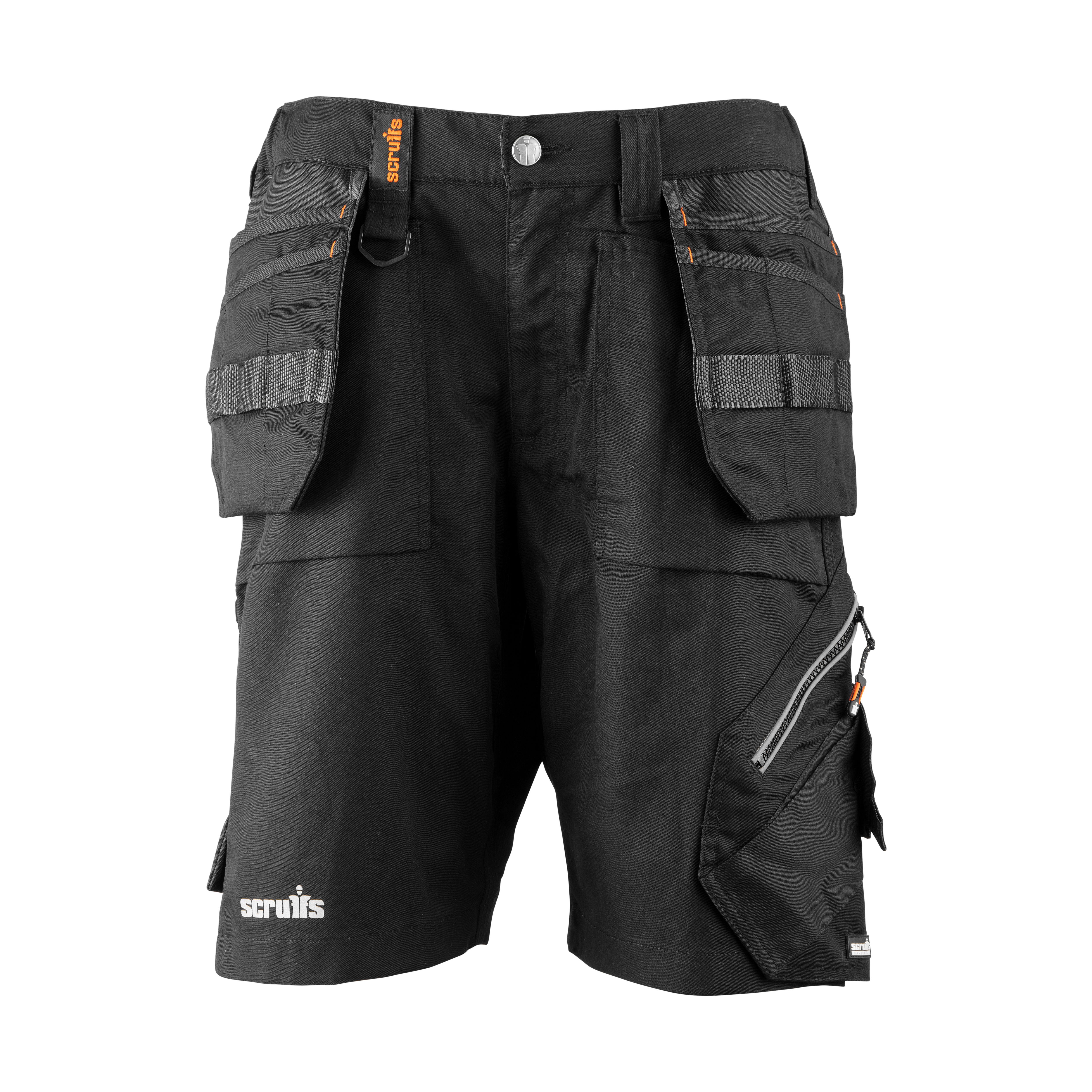 Scruffs Tradeflex Black Shorts, Size 8 | DIY at B&Q