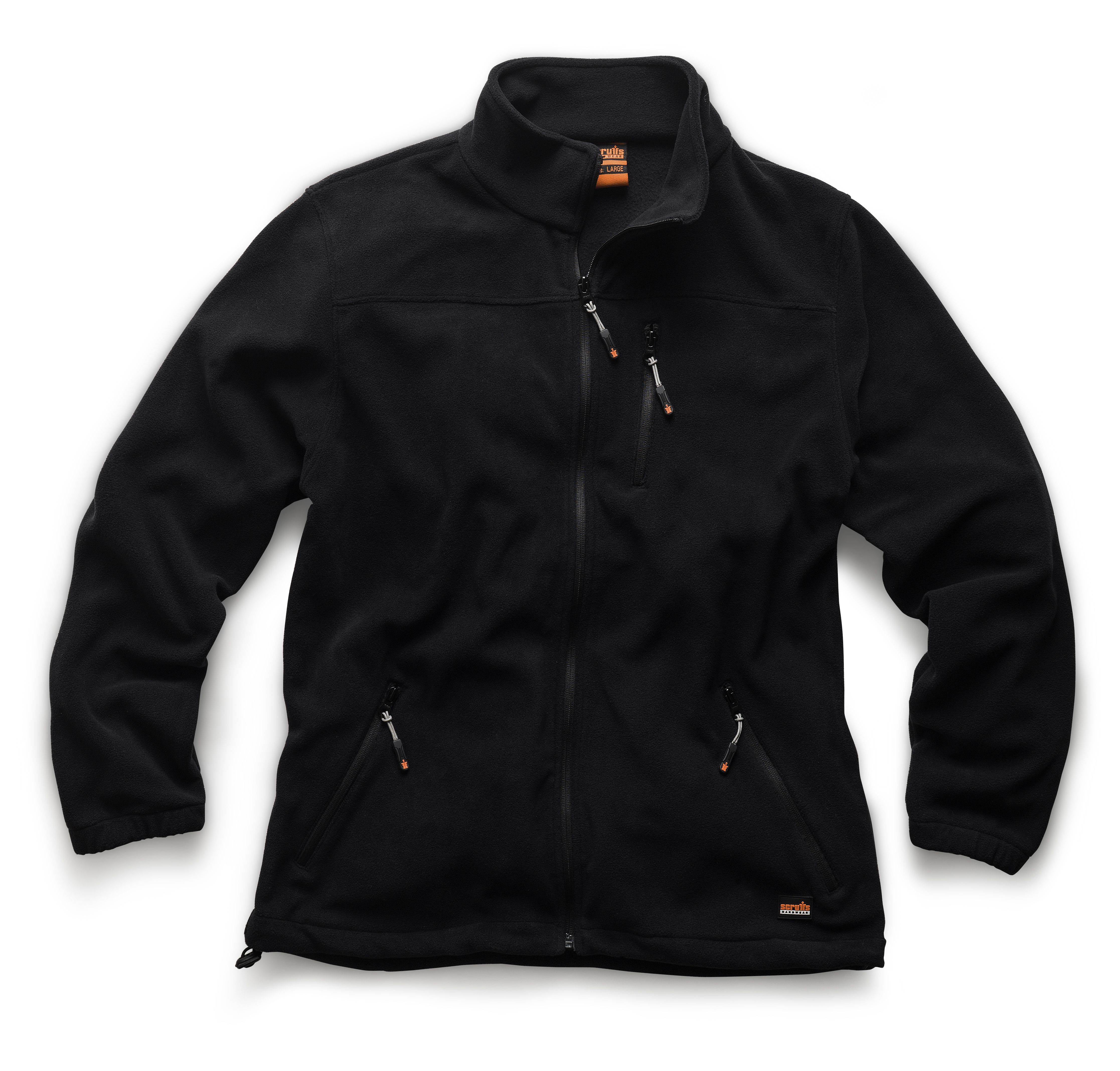 Scruffs Worker Black Fleece jacket X Large | DIY at B&Q