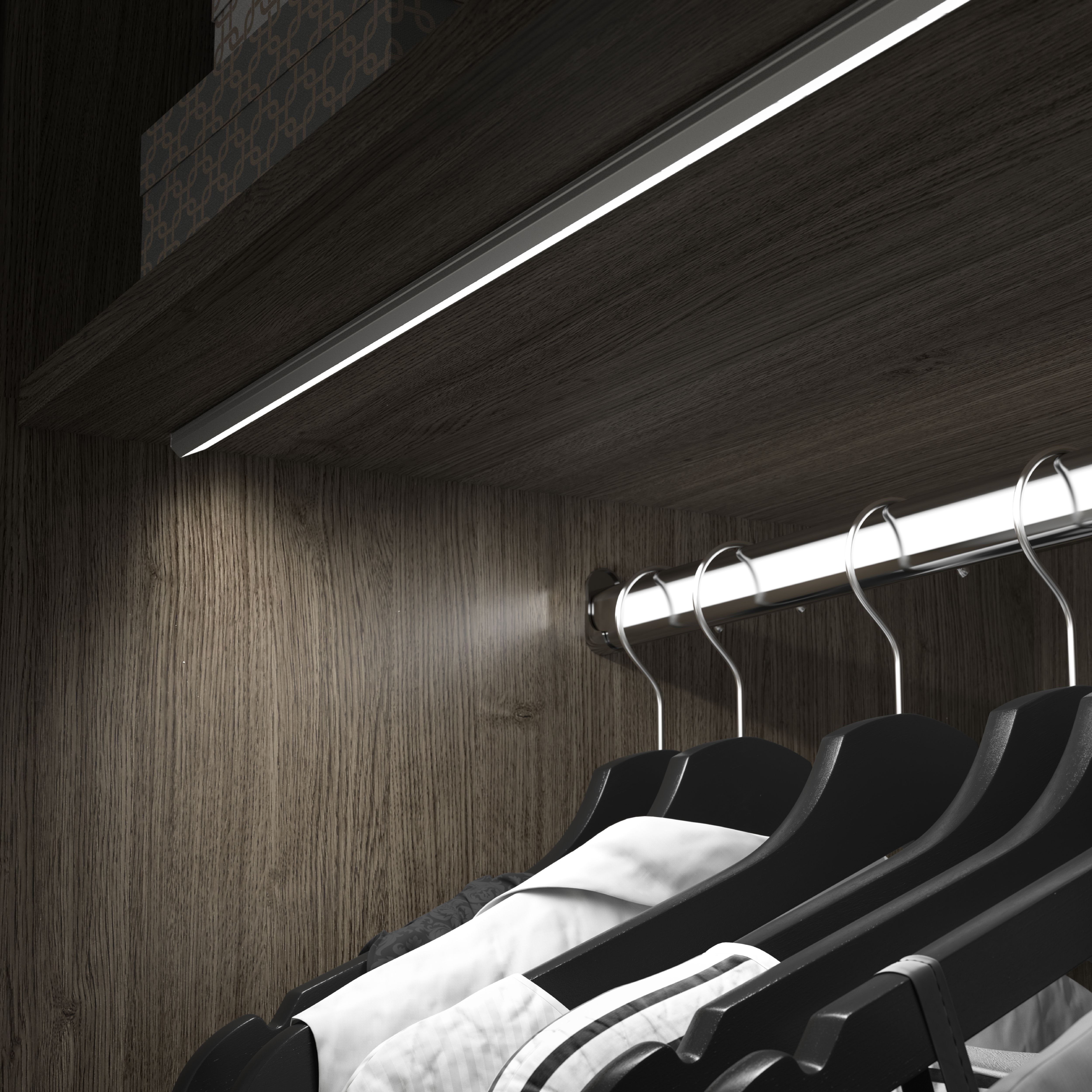 Sensio Ray Mains-powered LED White Cabinet light kit - IP20 (L)264mm (W ...