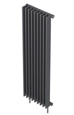 Seren Conqueror Flat panel Gun metal 13 Column Radiator, (W)520mm x (H ...