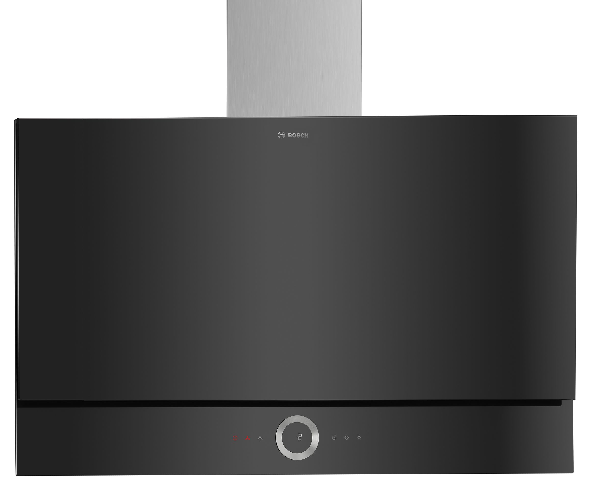Serie 8 DWF97RV60B Stainless steel Chimney Cooker hood (W)89cm - Black ...