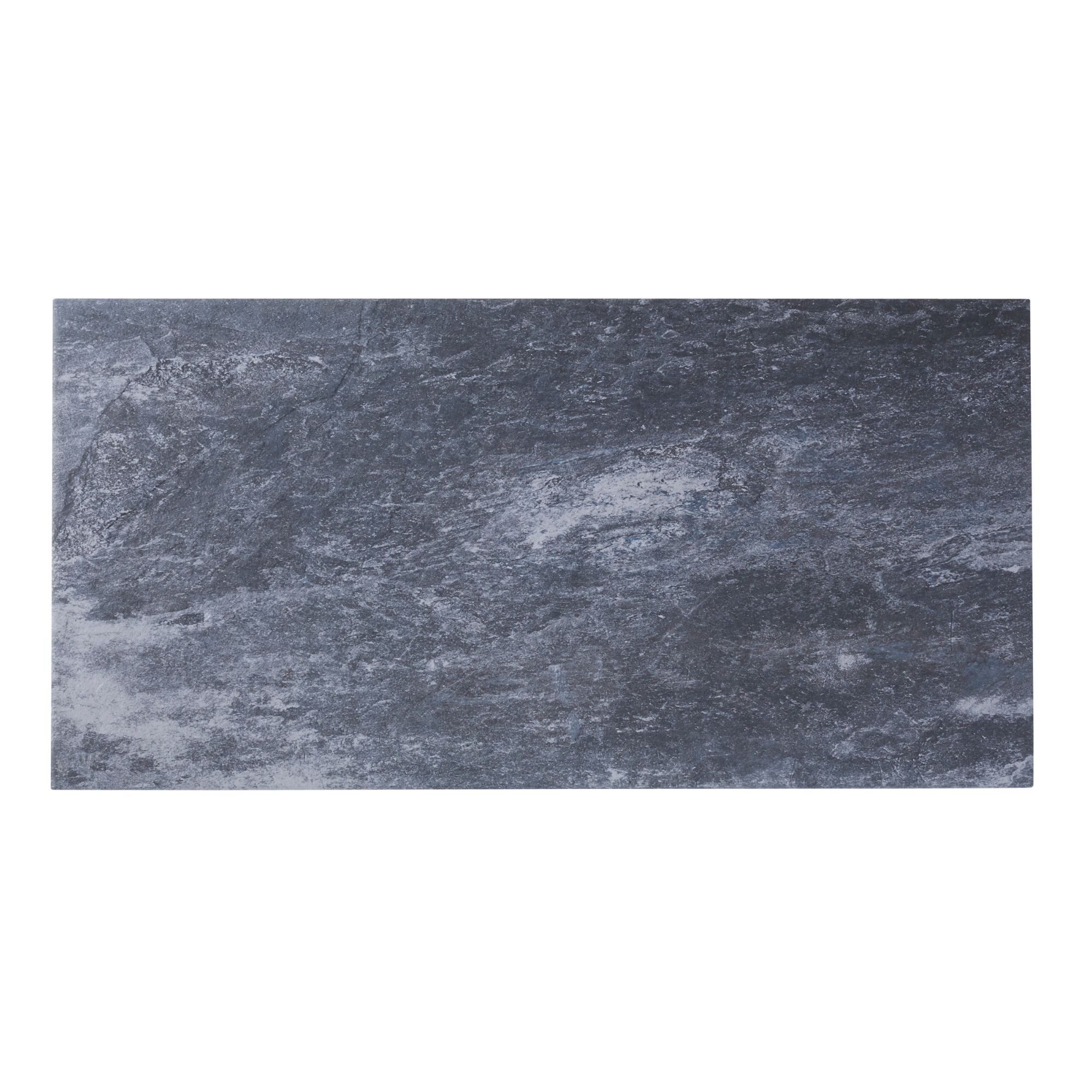 Shaded slate Anthracite Matt Stone effect Porcelain Wall & floor Tile ...