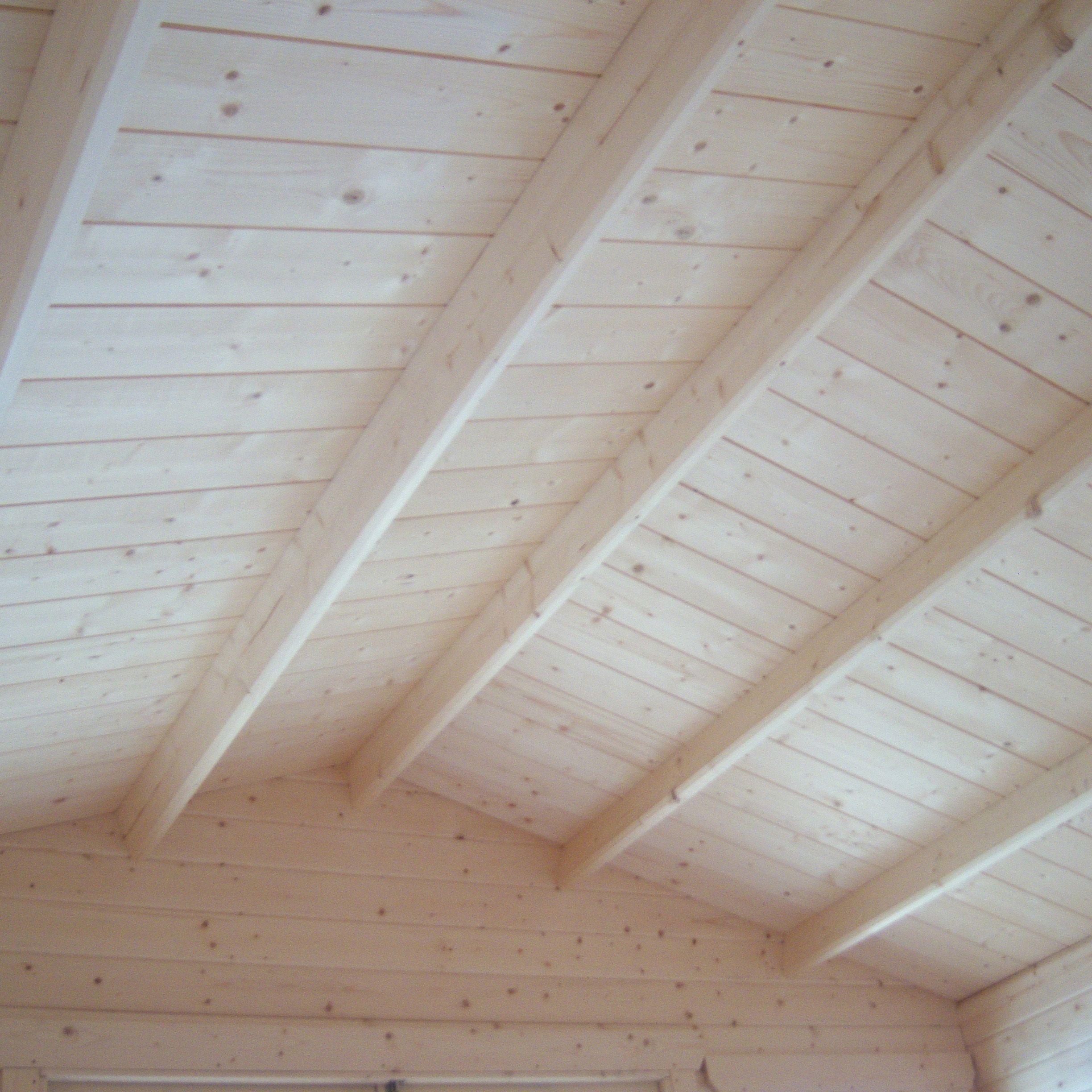 Shire Cannock 10x12 ft Toughened glass Apex Tongue & groove Wooden ...