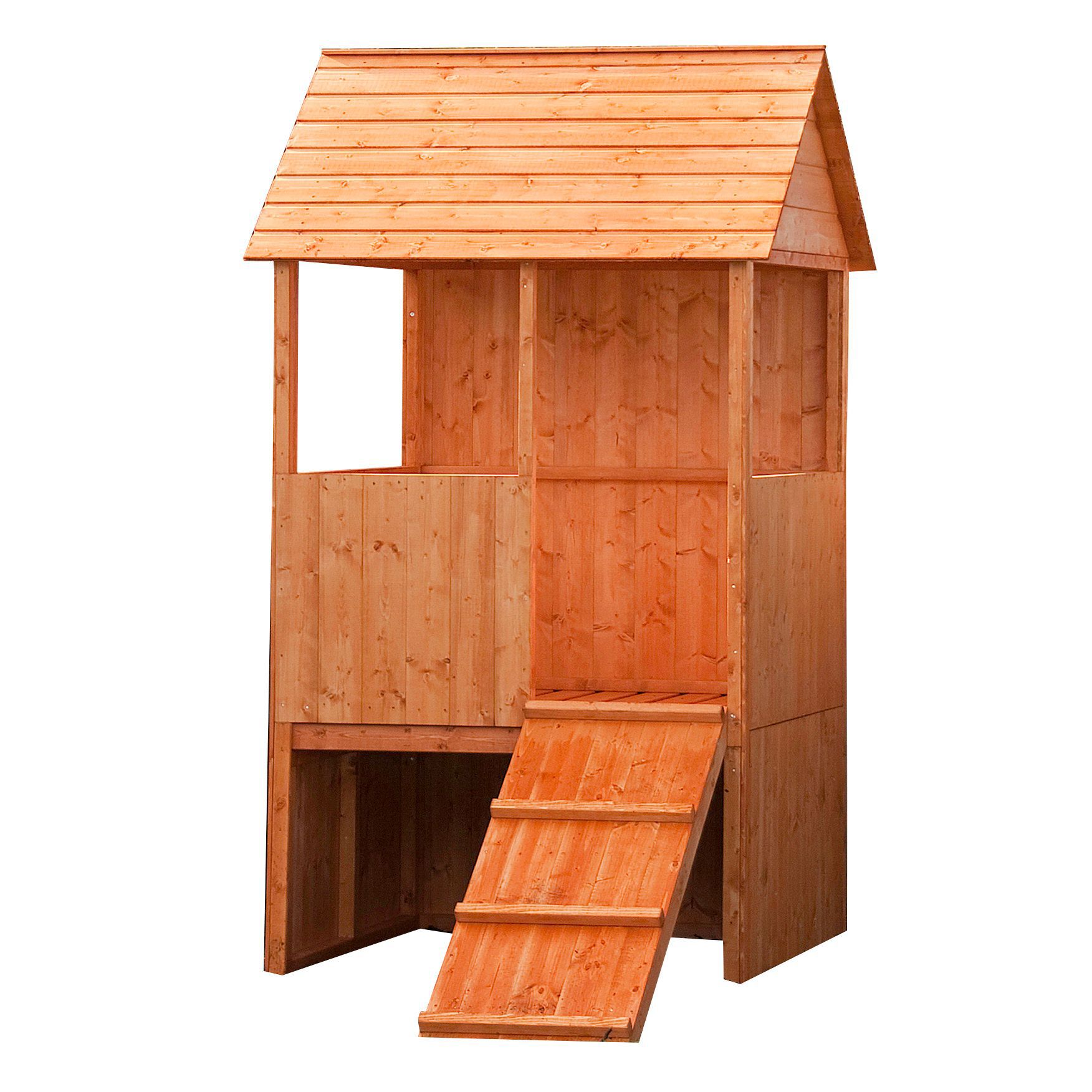 Shire Lookout Apex Shiplap Timber Playhouse - Assembly service included