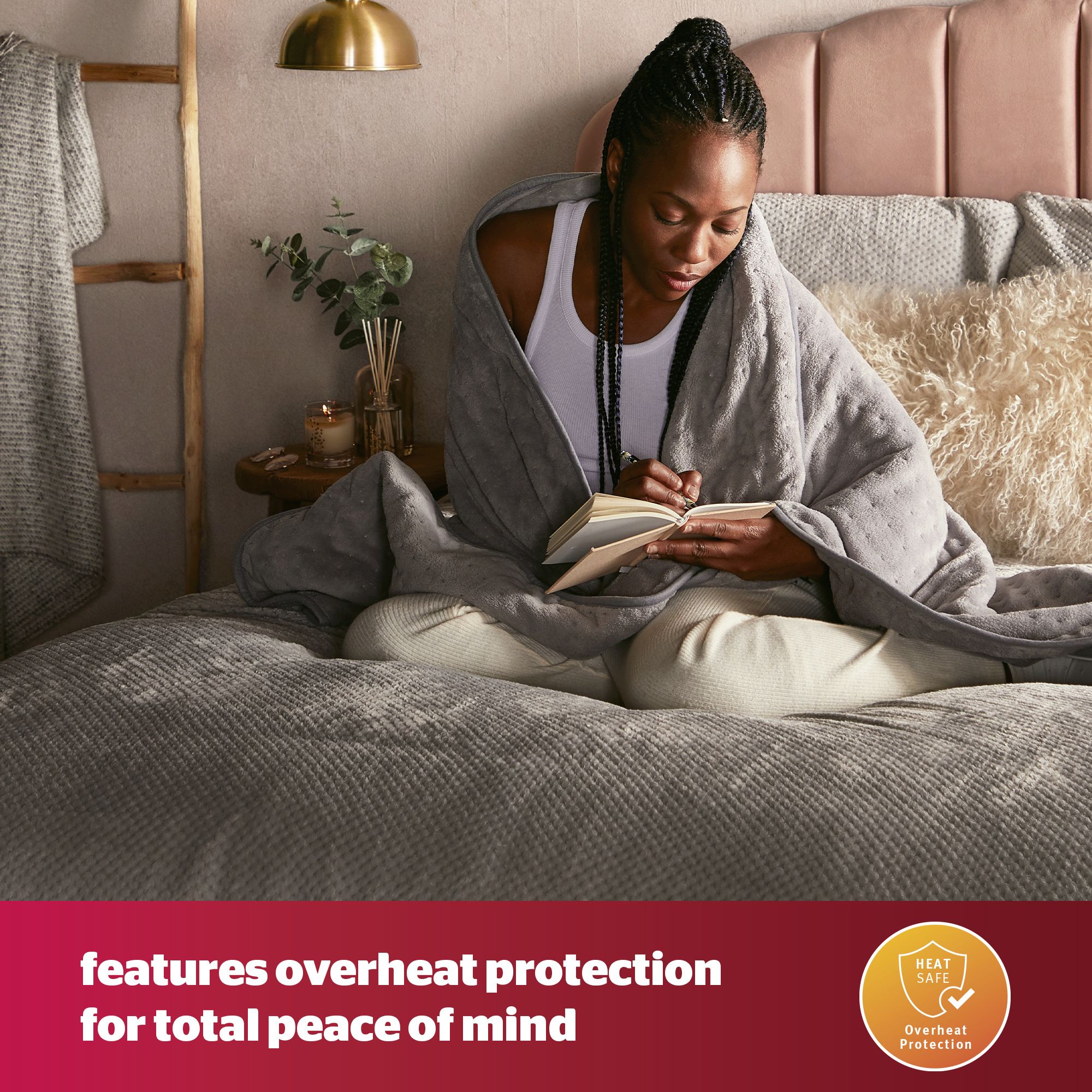 Silentnight Luxury Standard Heated throw