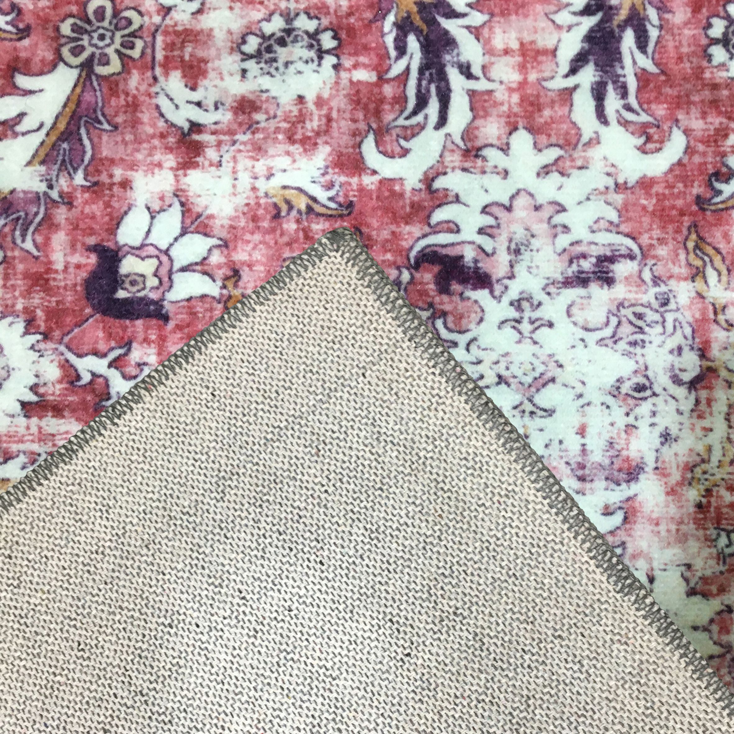 Silk Road Pink Rada Medium Runner, (L)180cm x (W)60cm