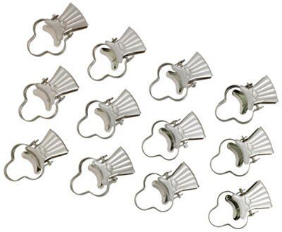 Silver effect Metal Pincer clips | DIY at B&Q