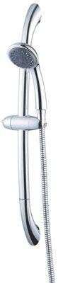 Silver effect Shower riser rail kit