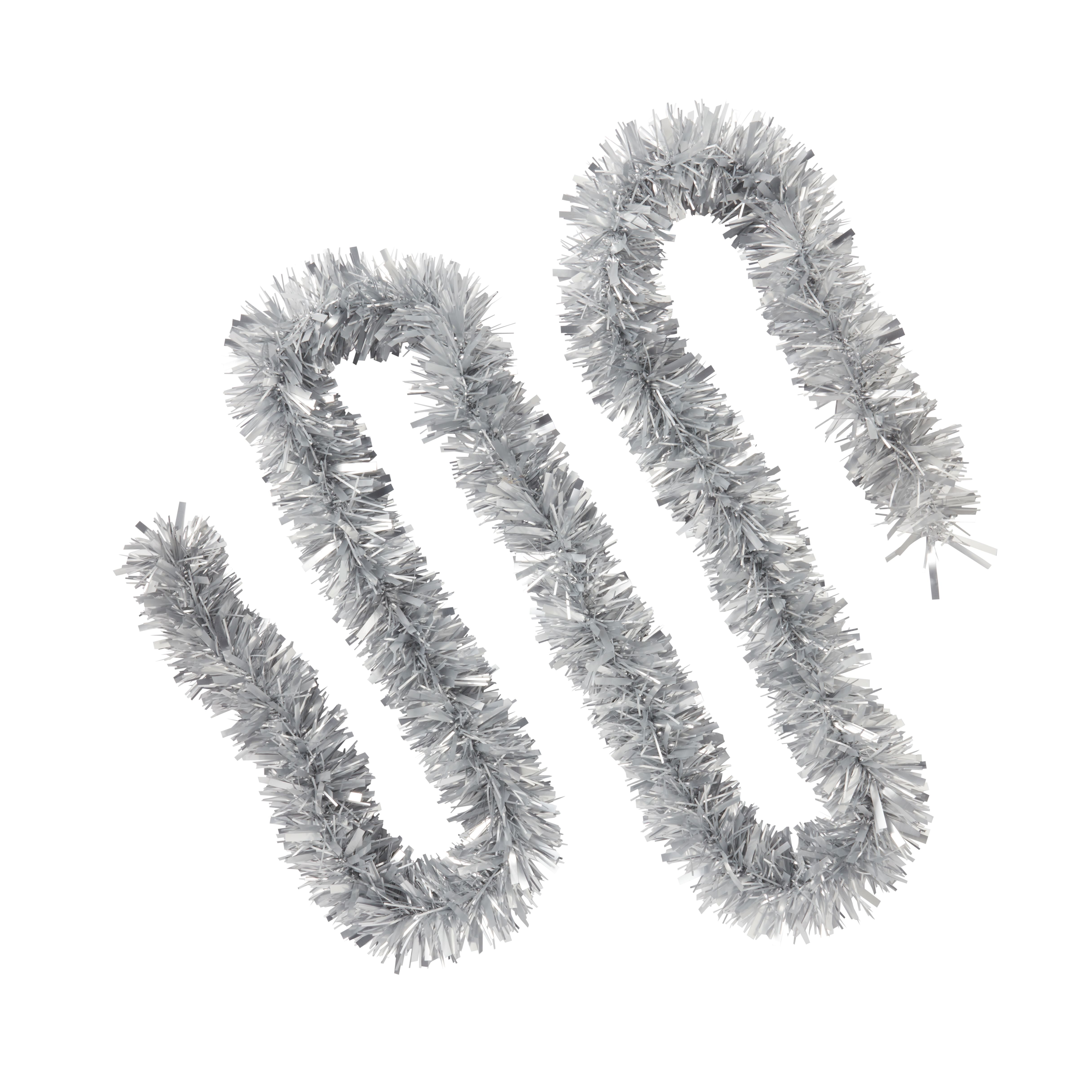 Silver Tinsel 3m