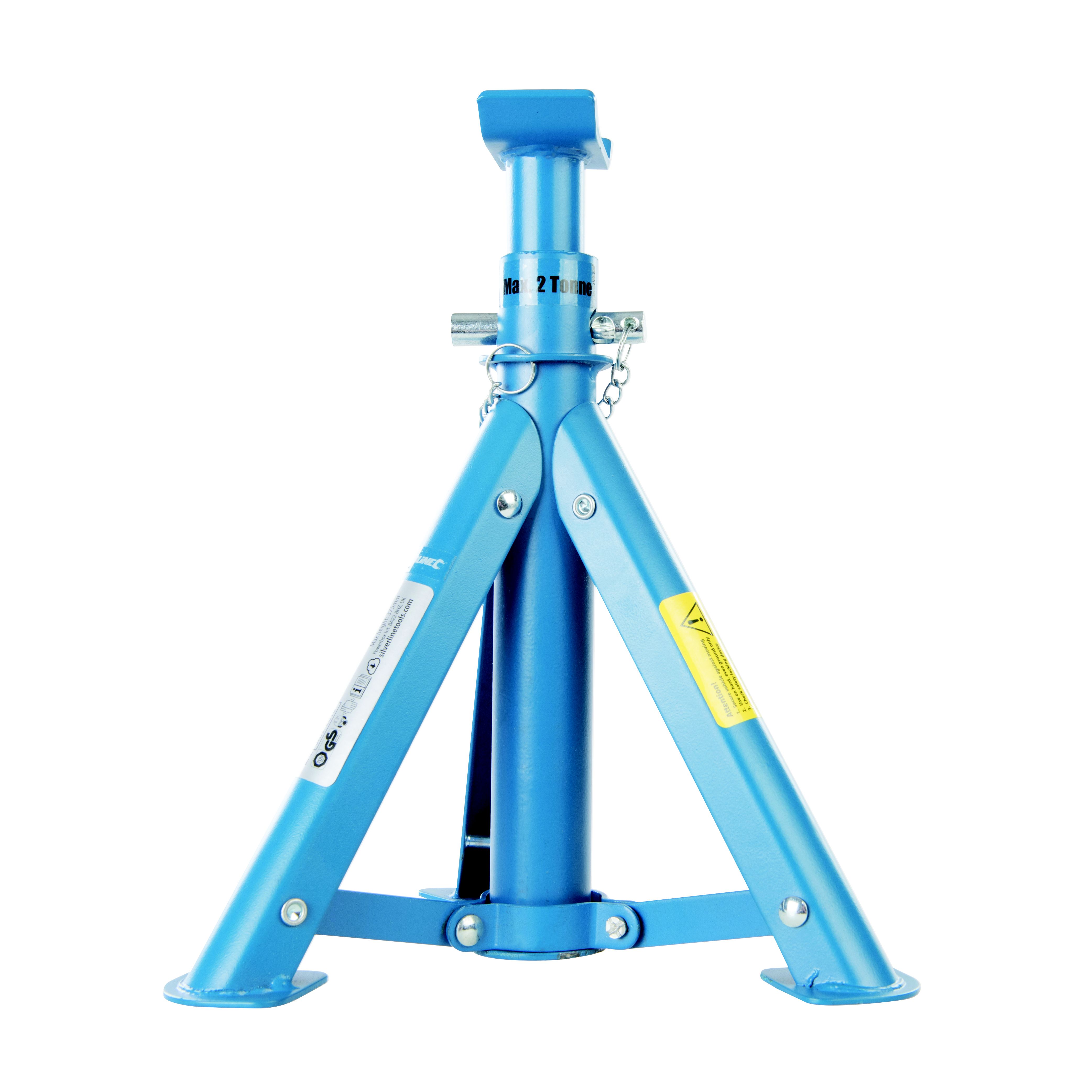 Silverline 2t Fixed pin Axle stand, Pair