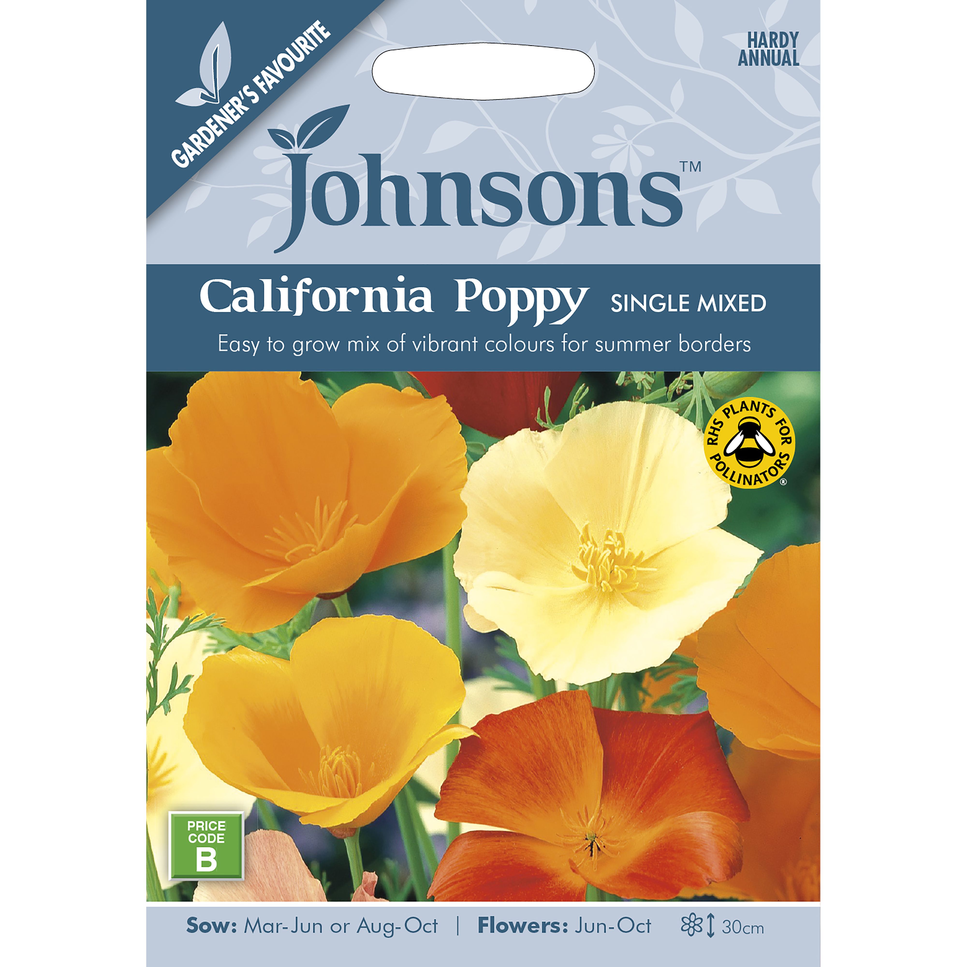 Single Mixed California Poppy Seed | DIY at B&Q