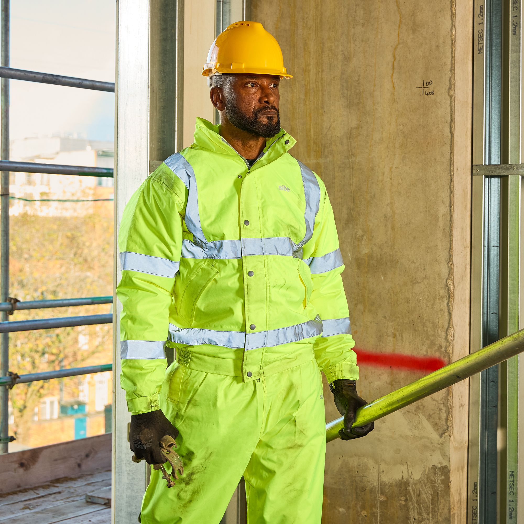 Site Battell Yellow Pilot jacket X Large