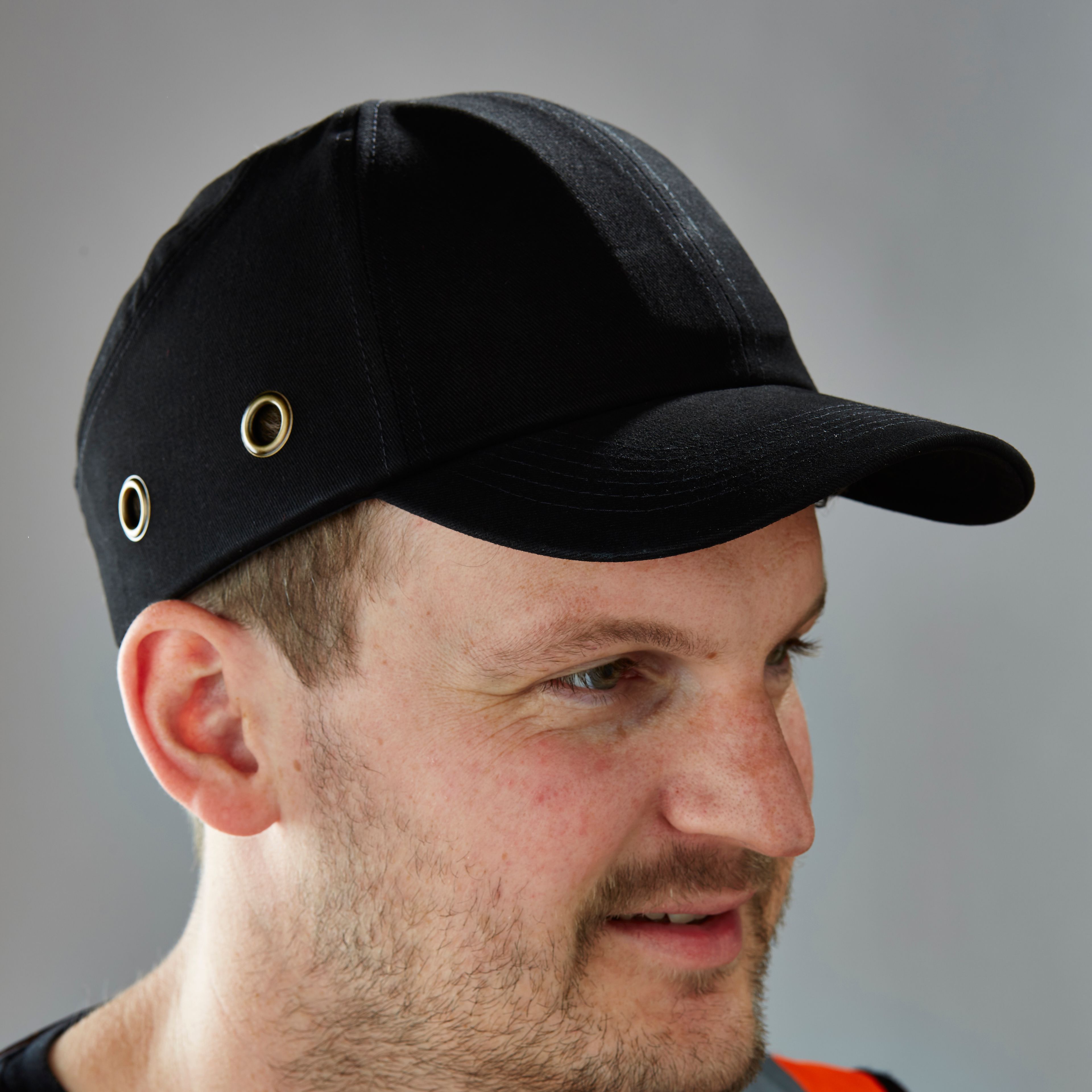 Site Black Ventilated Bump cap One size