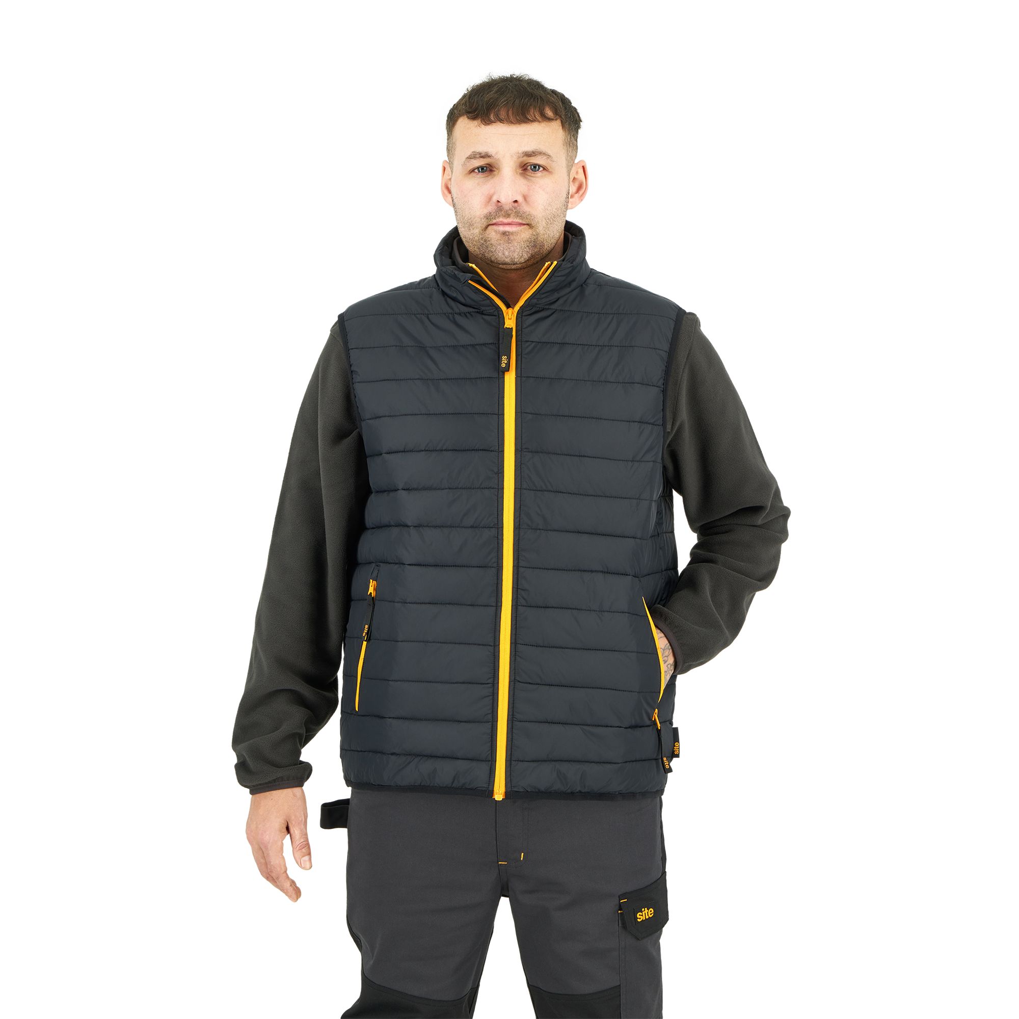 Site Castlin Black Bodywarmer XX Large