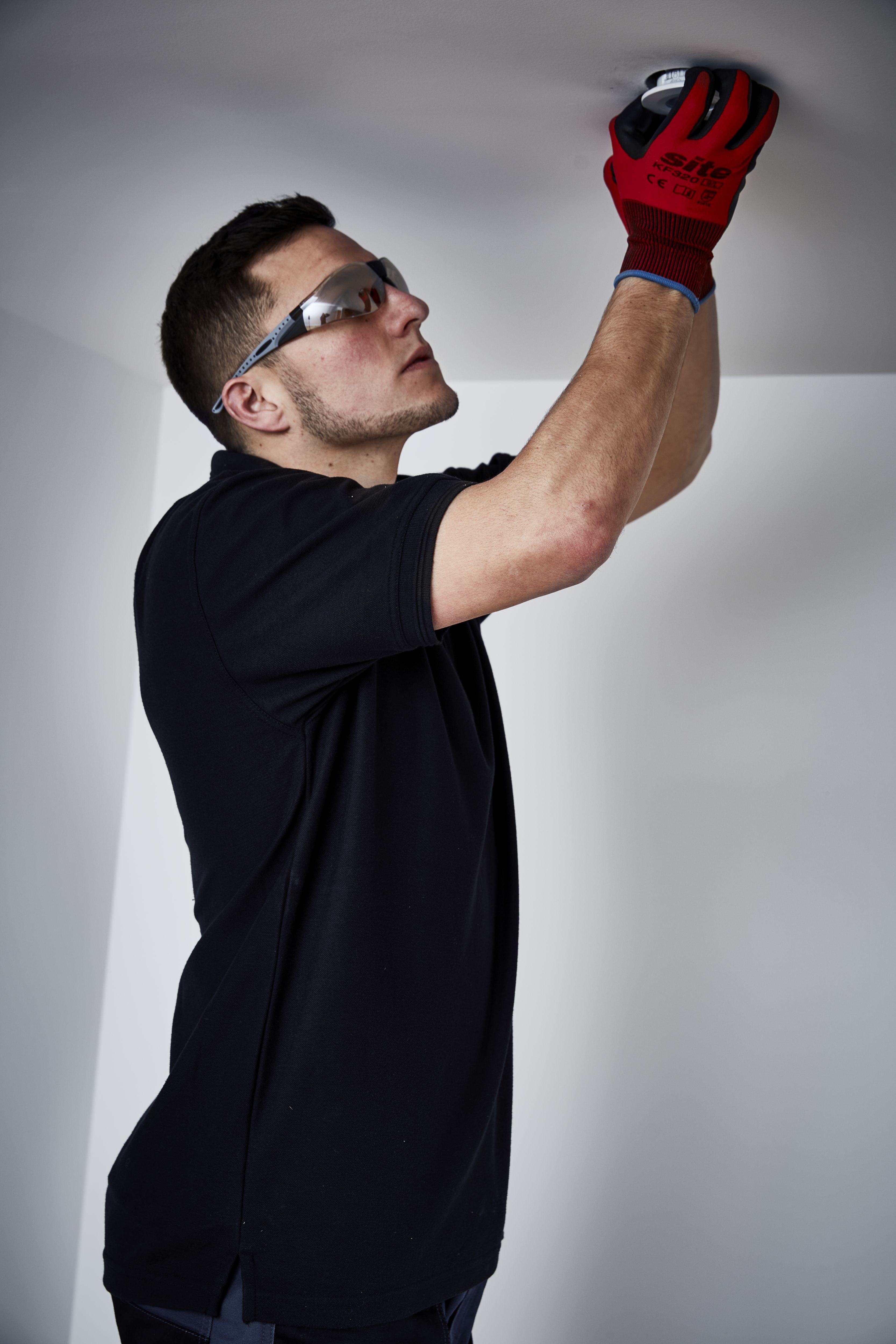 Site Nitrile Red Specialist General handling gloves, X Large