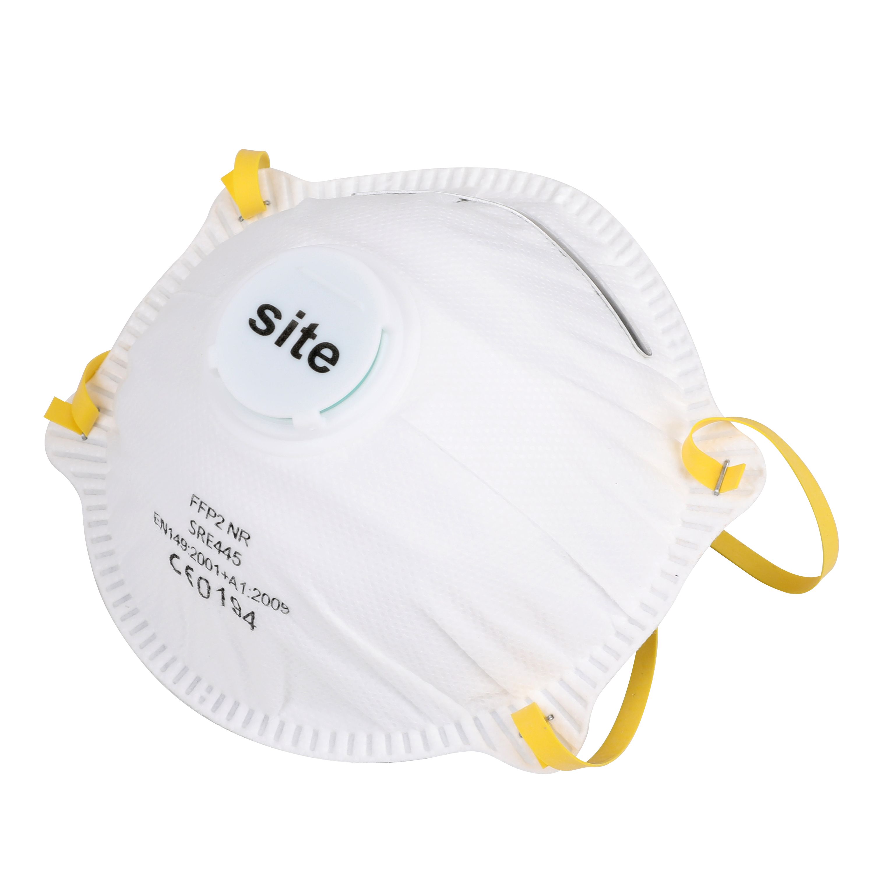 Site P2 Valved Disposable dust mask SRE445, Pack of 2 | DIY at B&Q