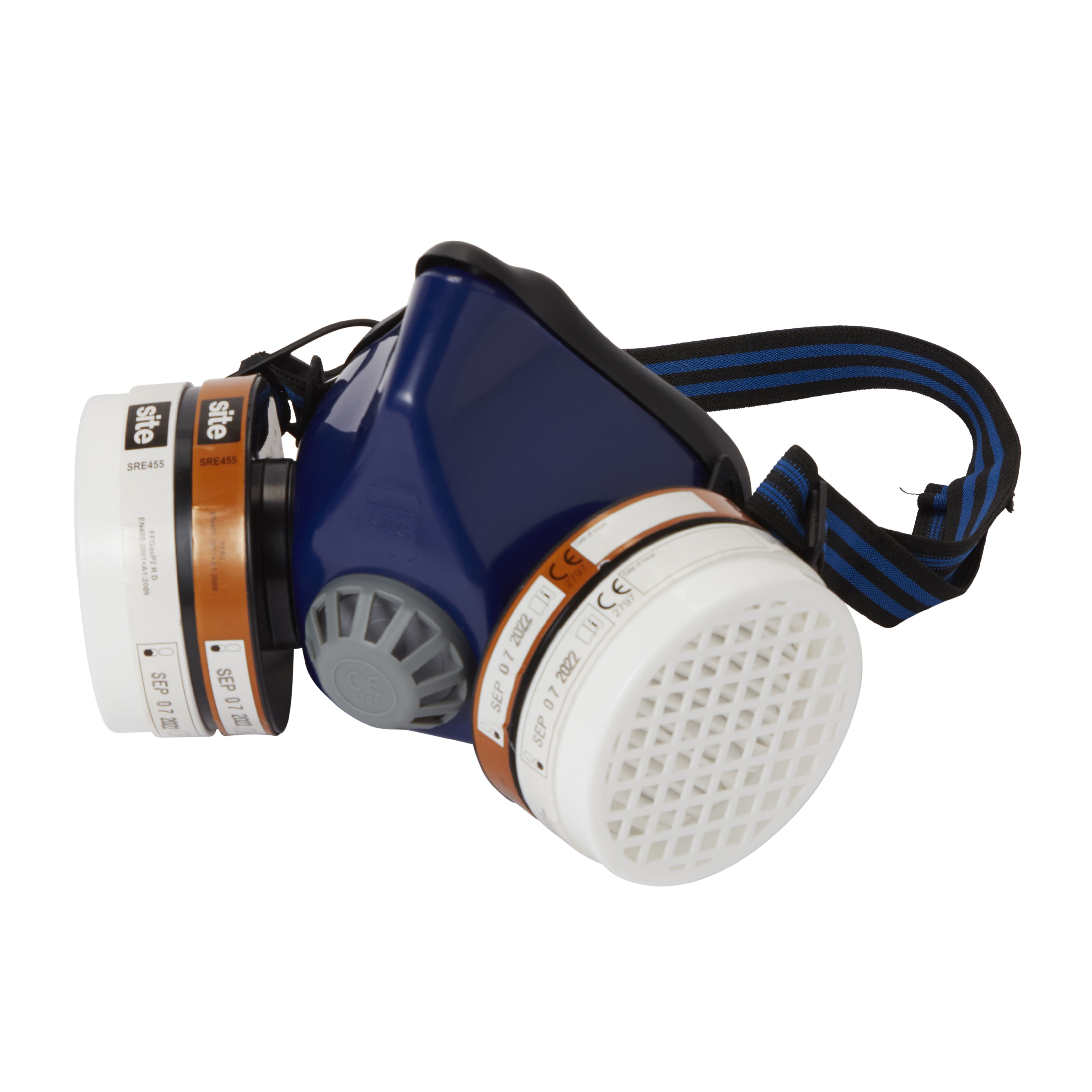 Site Reusable Half respiratory mask SRE455 | DIY at B&Q