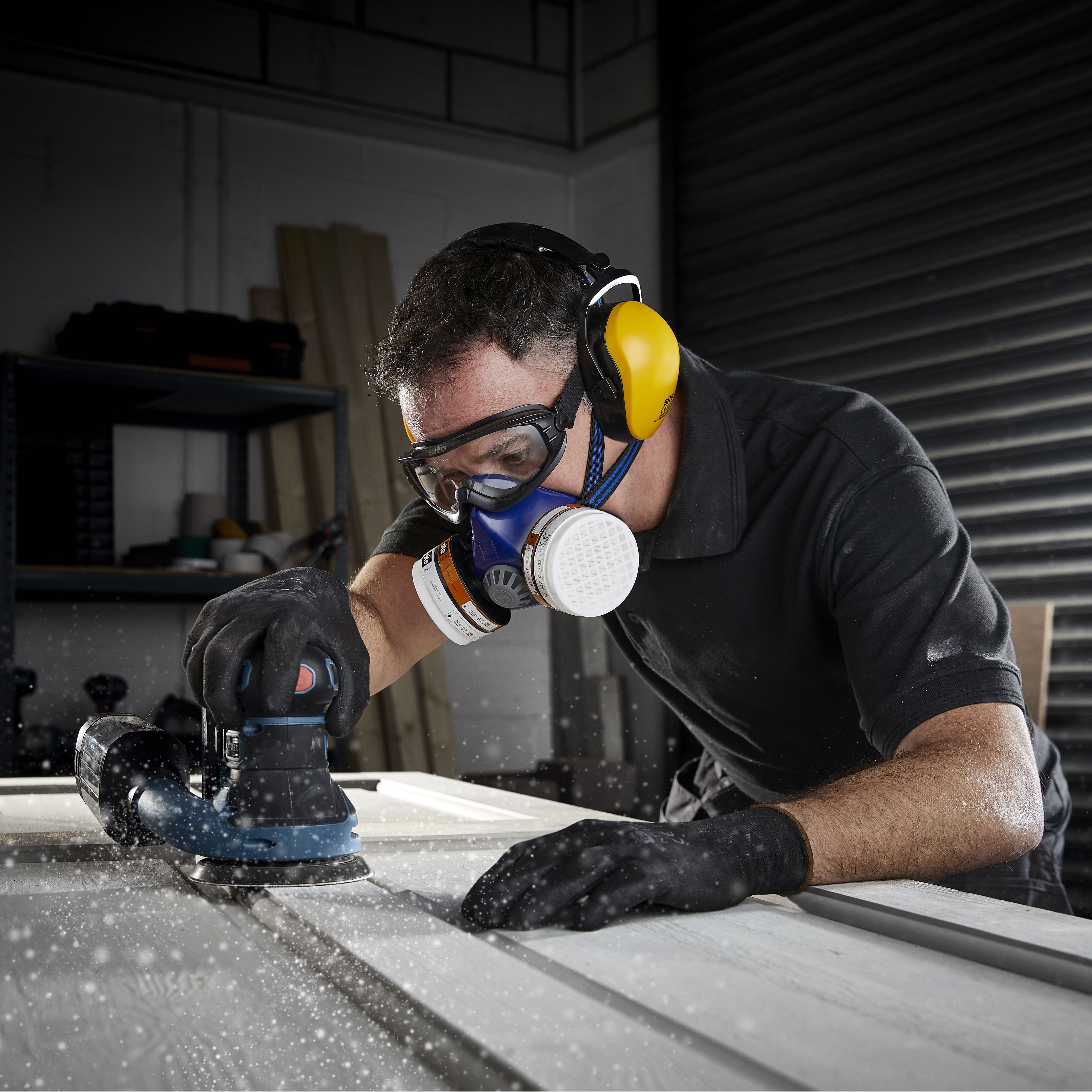 Site Reusable Half respiratory mask SRE455 | DIY at B&Q