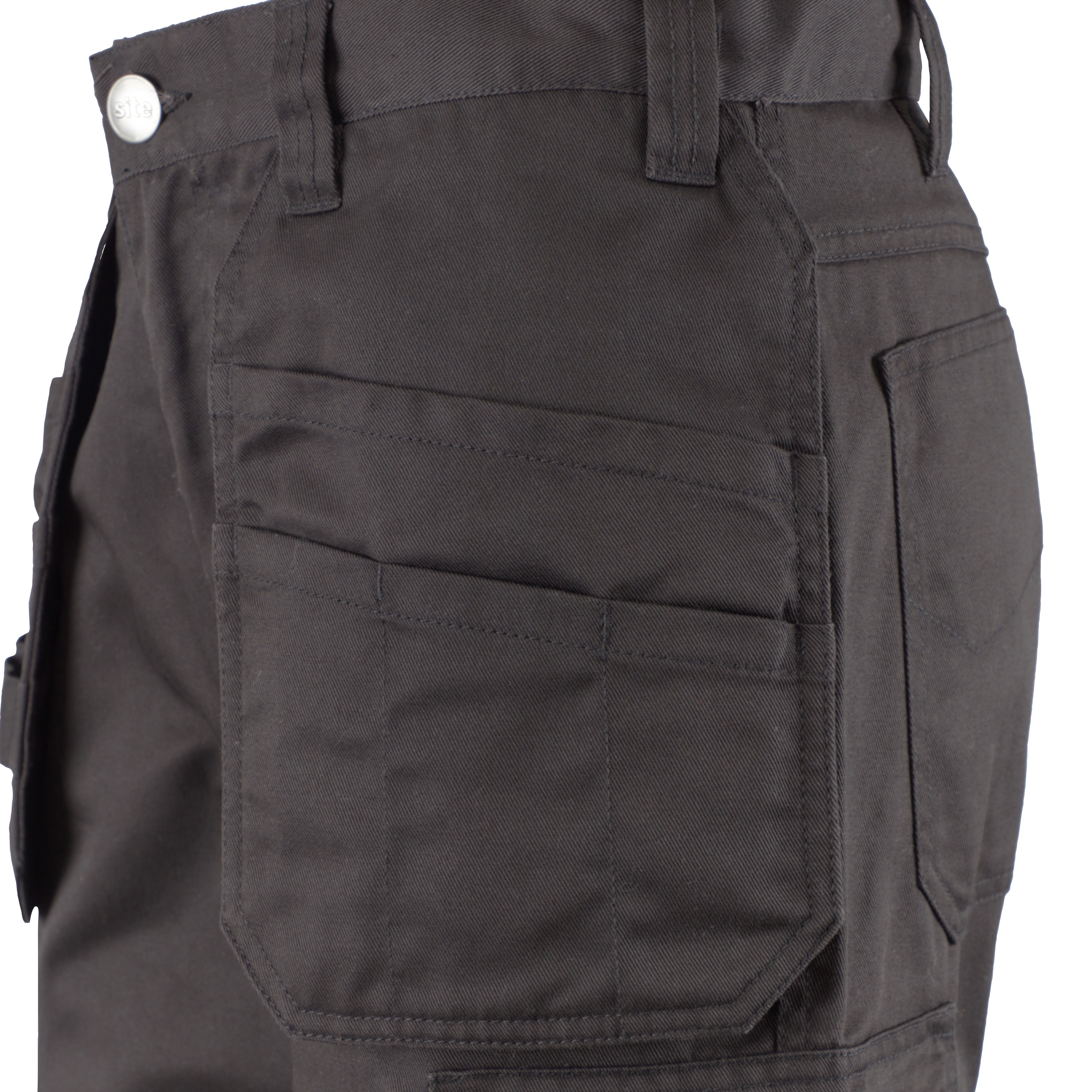 Site Sember Black Men's Holster pocket trousers, W36" L32"