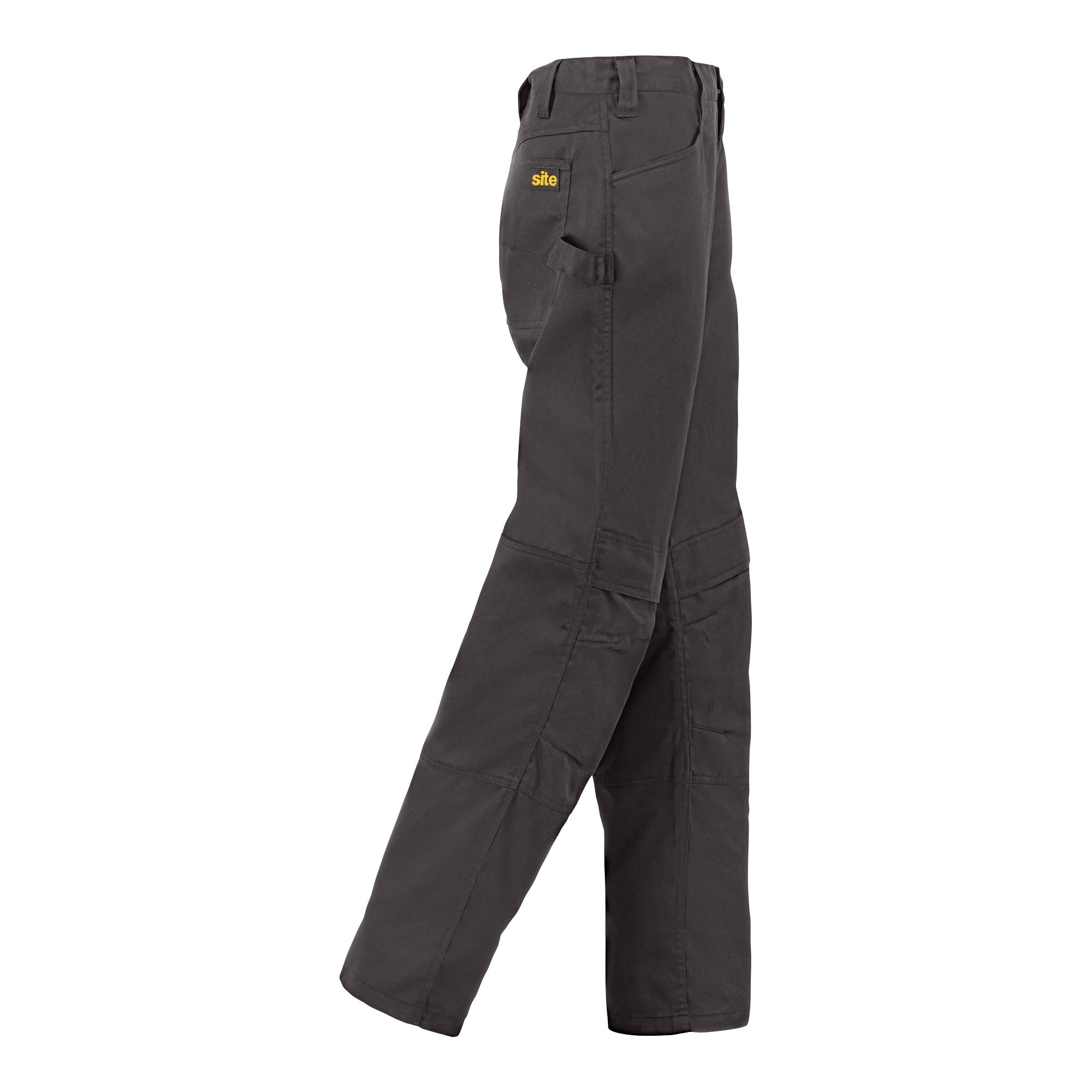 Site Sember Black Men's Multi-pocket trousers, W40" L32"