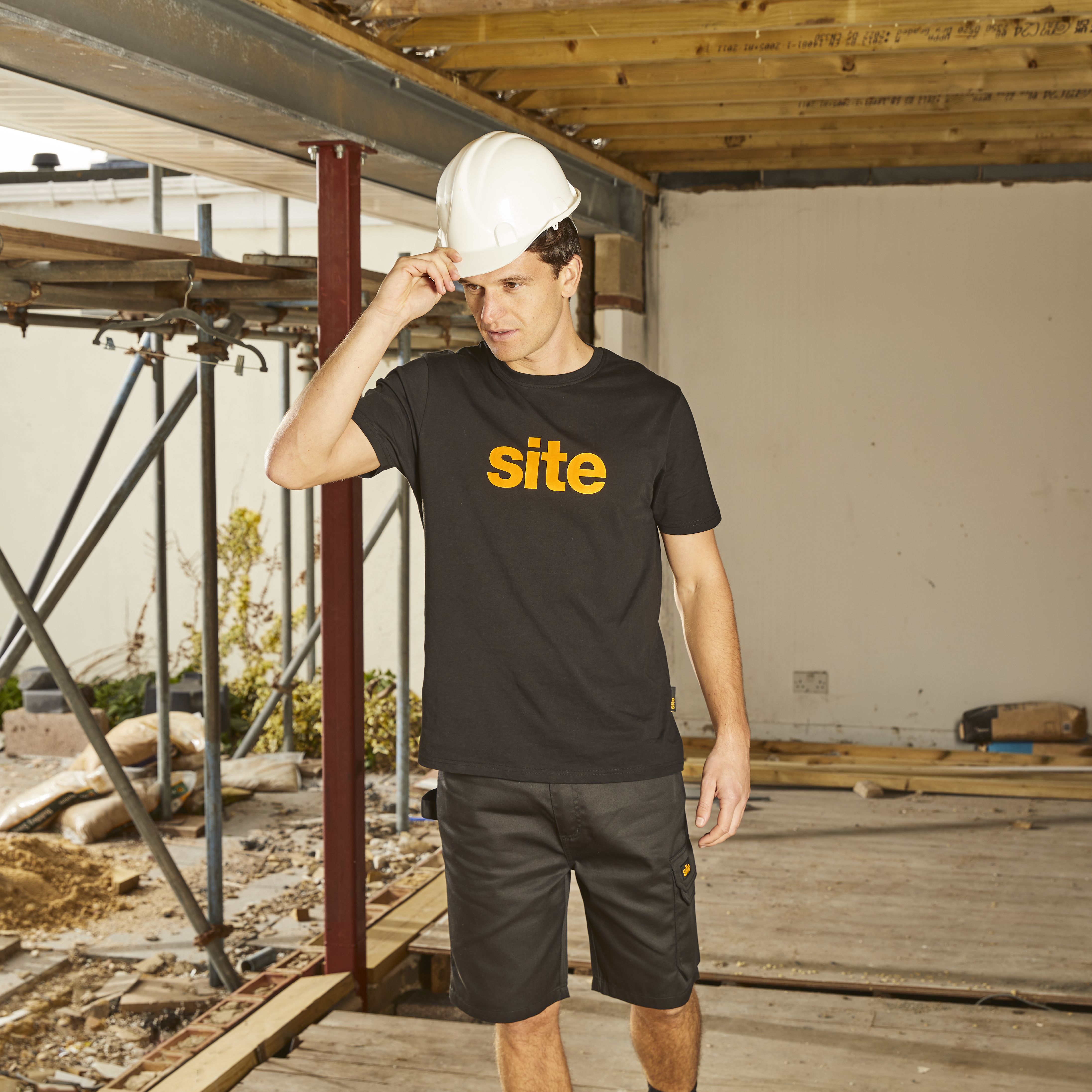 Site Sember Black Men's Shorts W34"