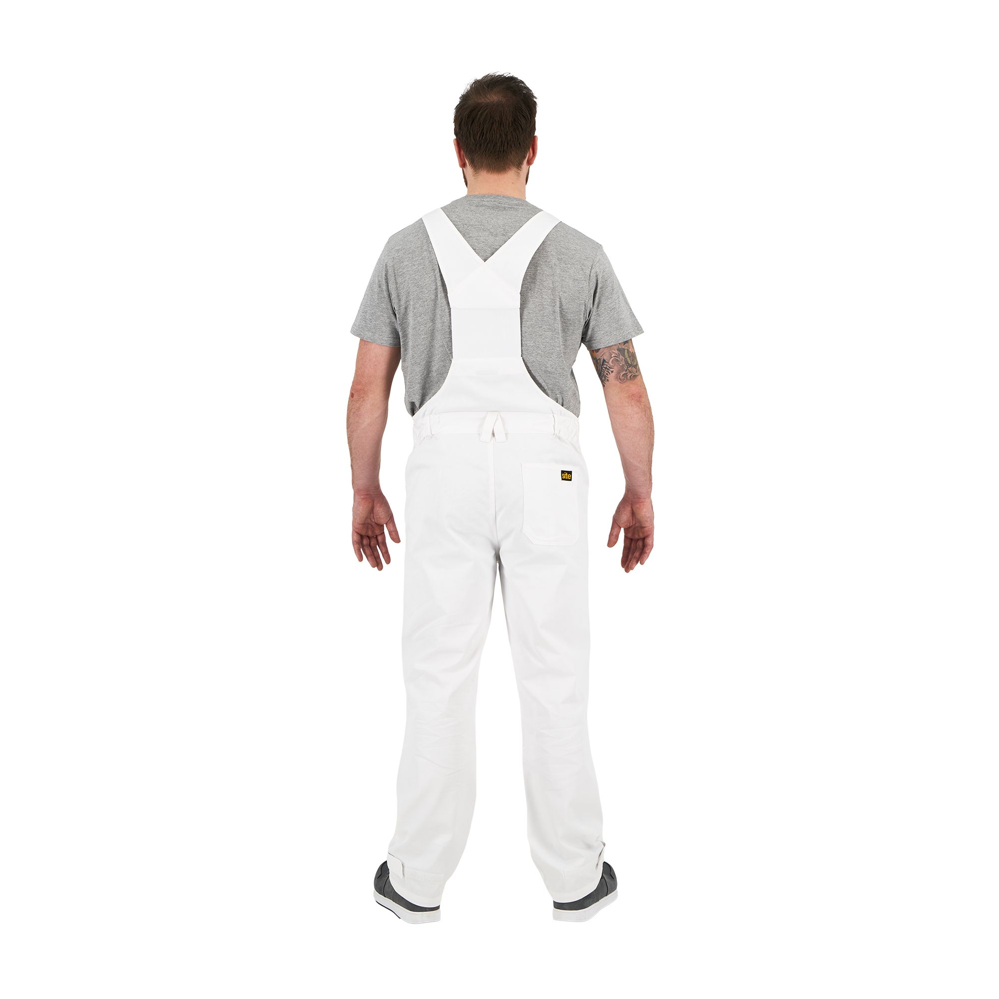 Site Stoian White Bib & brace, Small