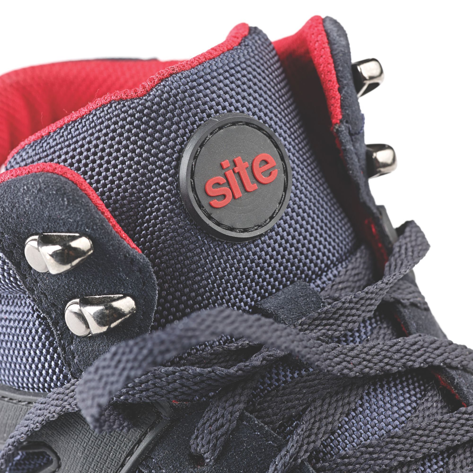 SITE STRATA NAVY SAFETY TRAINER BOOTS, SIZE 9