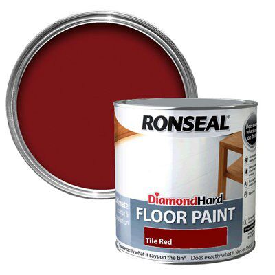 SKIP19B RON FLOOR PAINT DIA HD TILE RED | DIY at B&Q