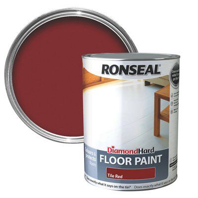 SKIP19B RON FLOOR PAINT DIA HD TILE RED | DIY at B&Q