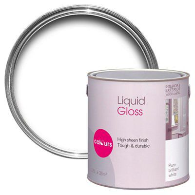 SKIP20A COLOURS LIQUID GLOSS PBW 2.5L | DIY at B&Q