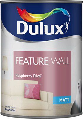 SKIP20A DULUX FEATURE WALLS RASPBERRY DI | DIY at B&Q