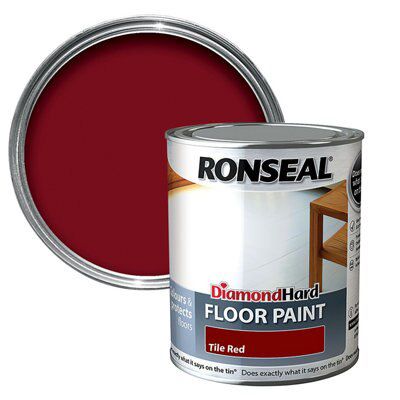 SKIP20A RON FLOOR PAINT DIA HD TILE RED | DIY at B&Q